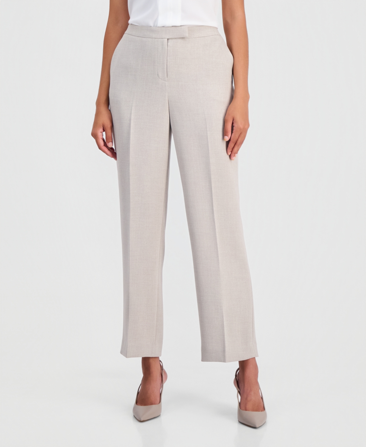 Click here for Kasper Womens High-Rise Extended-Tab Stretch Pants... prices