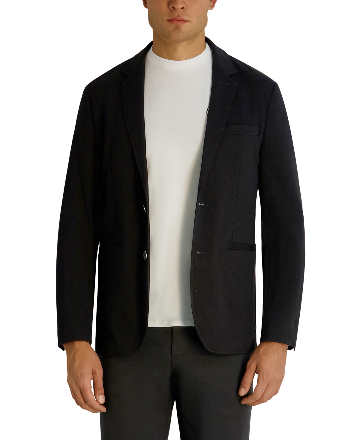 Click here for Karl Lagerfeld Paris Mens Regular-Fit Blazer - Bla... prices