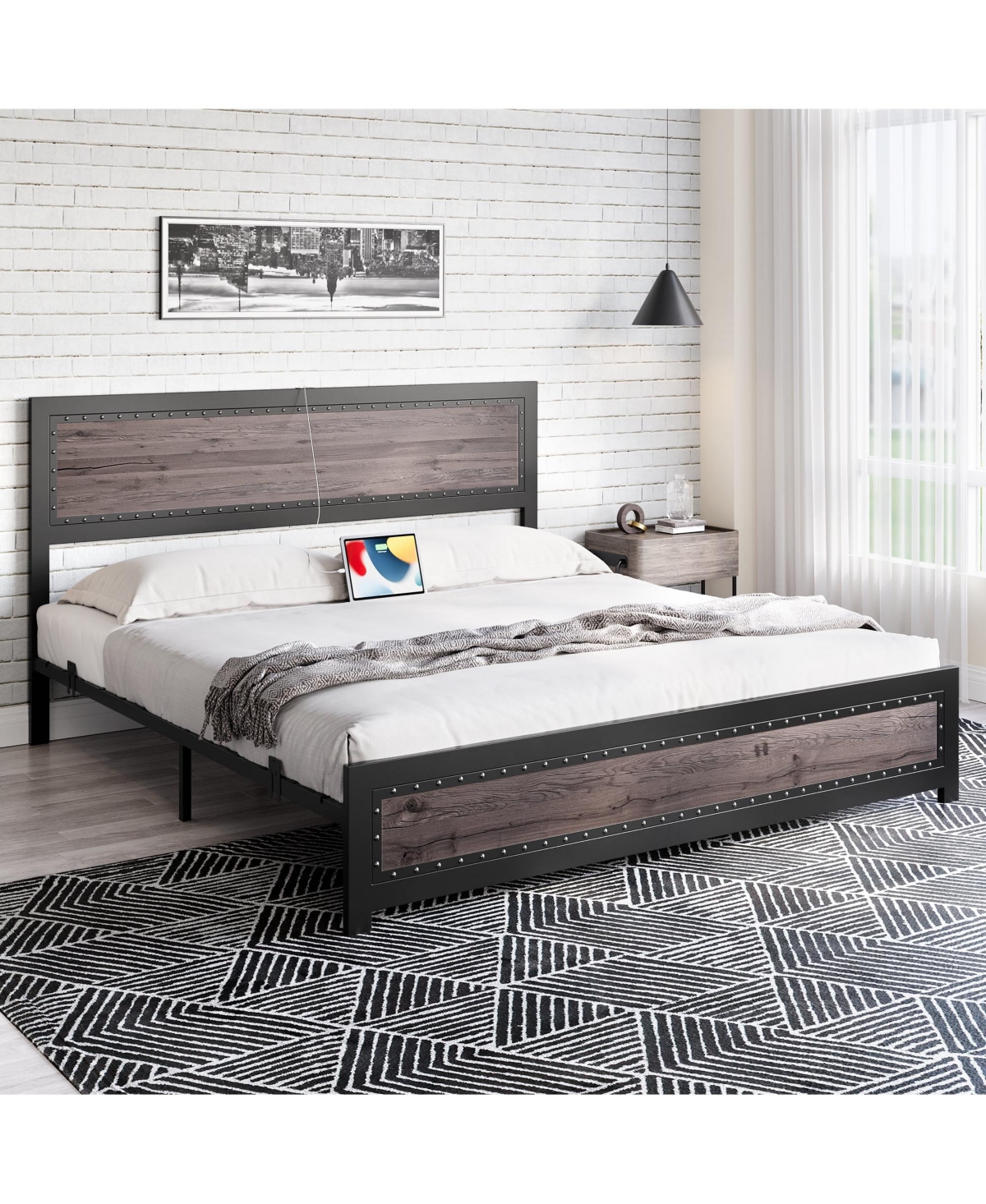 Click here for gaomon Bed Frame Charging Station Industrial Platf... prices