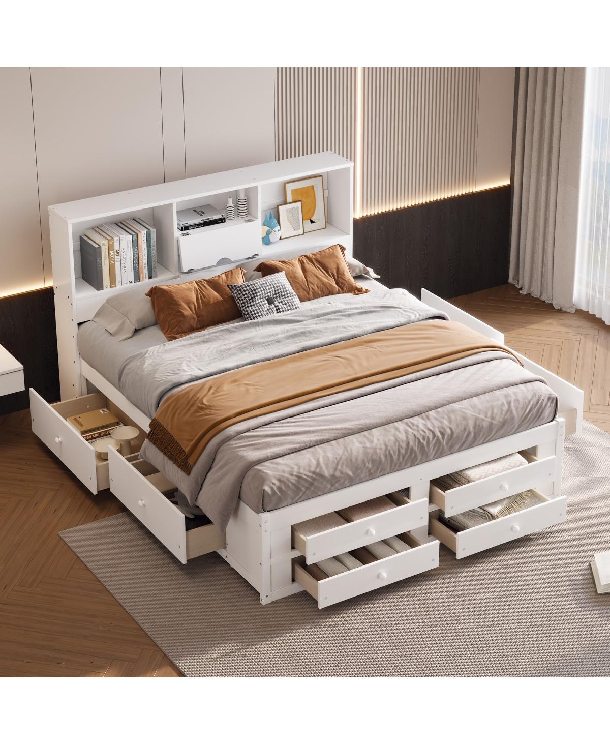 Click here for Streamdale Furniture Platform Bed with Storage Hea... prices
