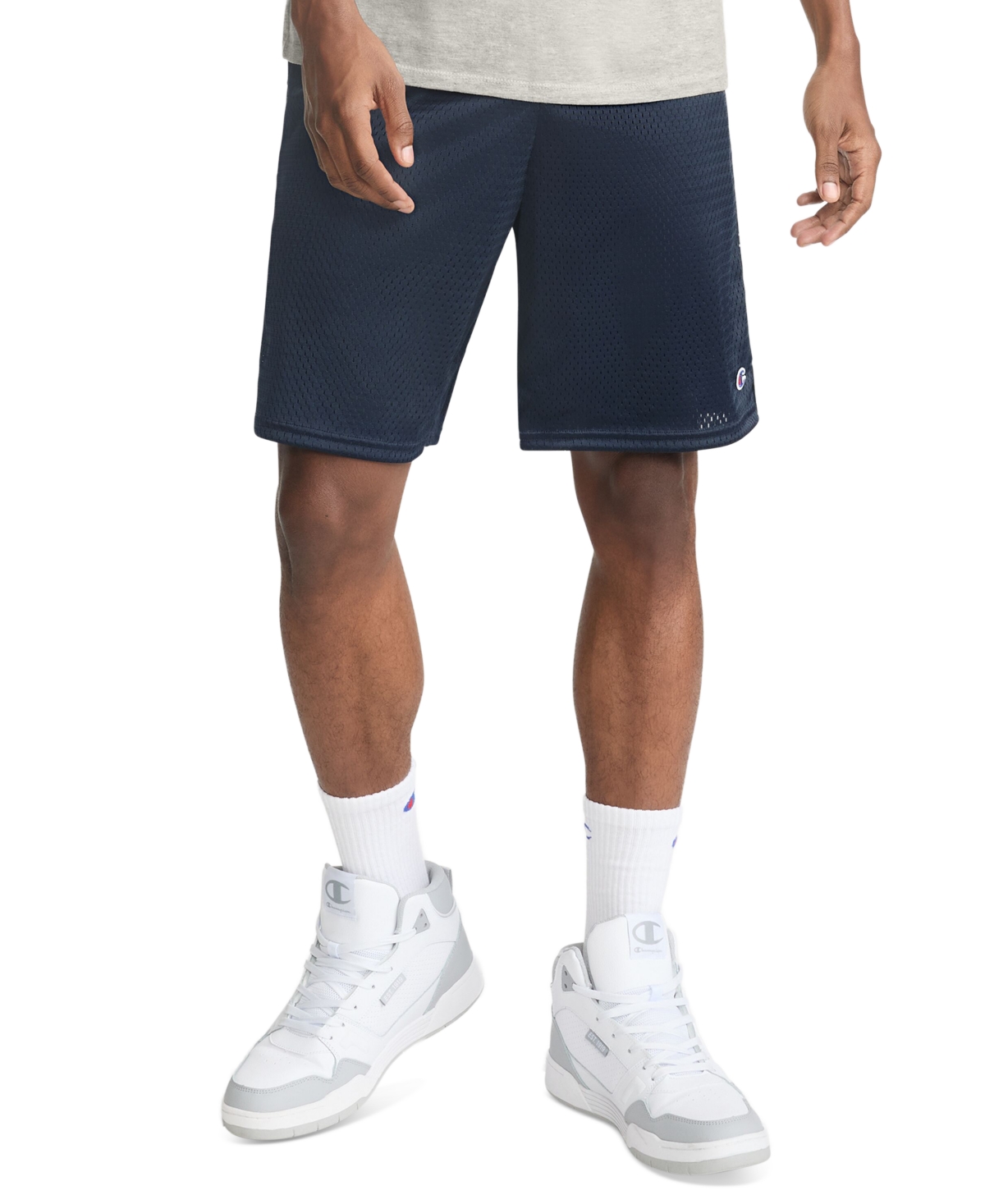 Click here for Champion Mens Regular-Fit Shorts - Navy prices