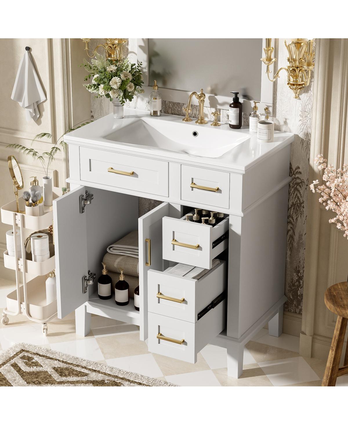 Click here for Sillysis 30" Bathroom Vanity with Ceramic Sin... prices