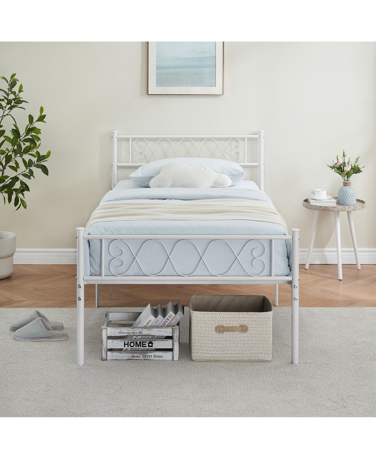 Click here for gaomon Bed Frame Metal Platform with Headboard Foo... prices