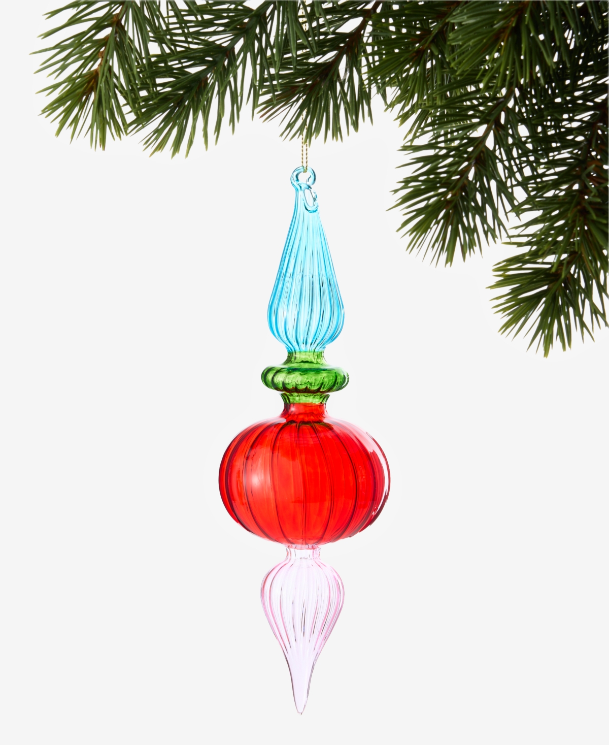 Click here for Holiday Lane Merry Magic Finial Shape Ornament  Ma... prices