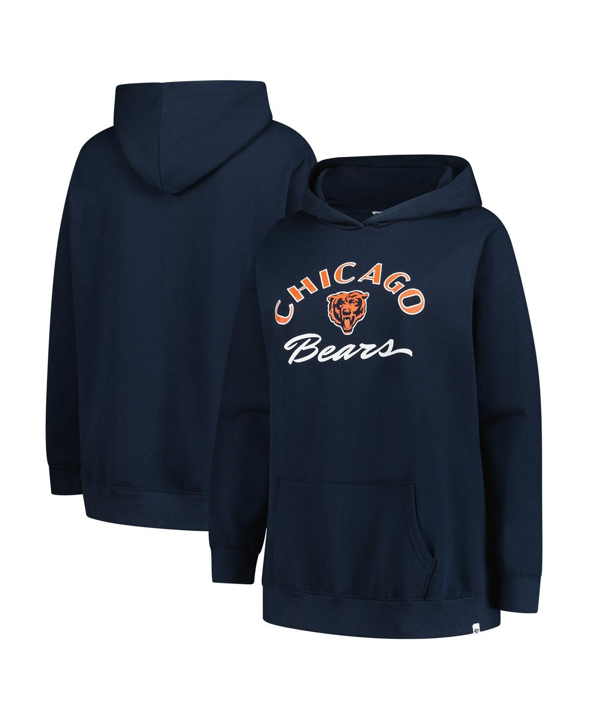 Click here for 47 Brand Womens Navy Chicago Bears Plus Size Whirl... prices