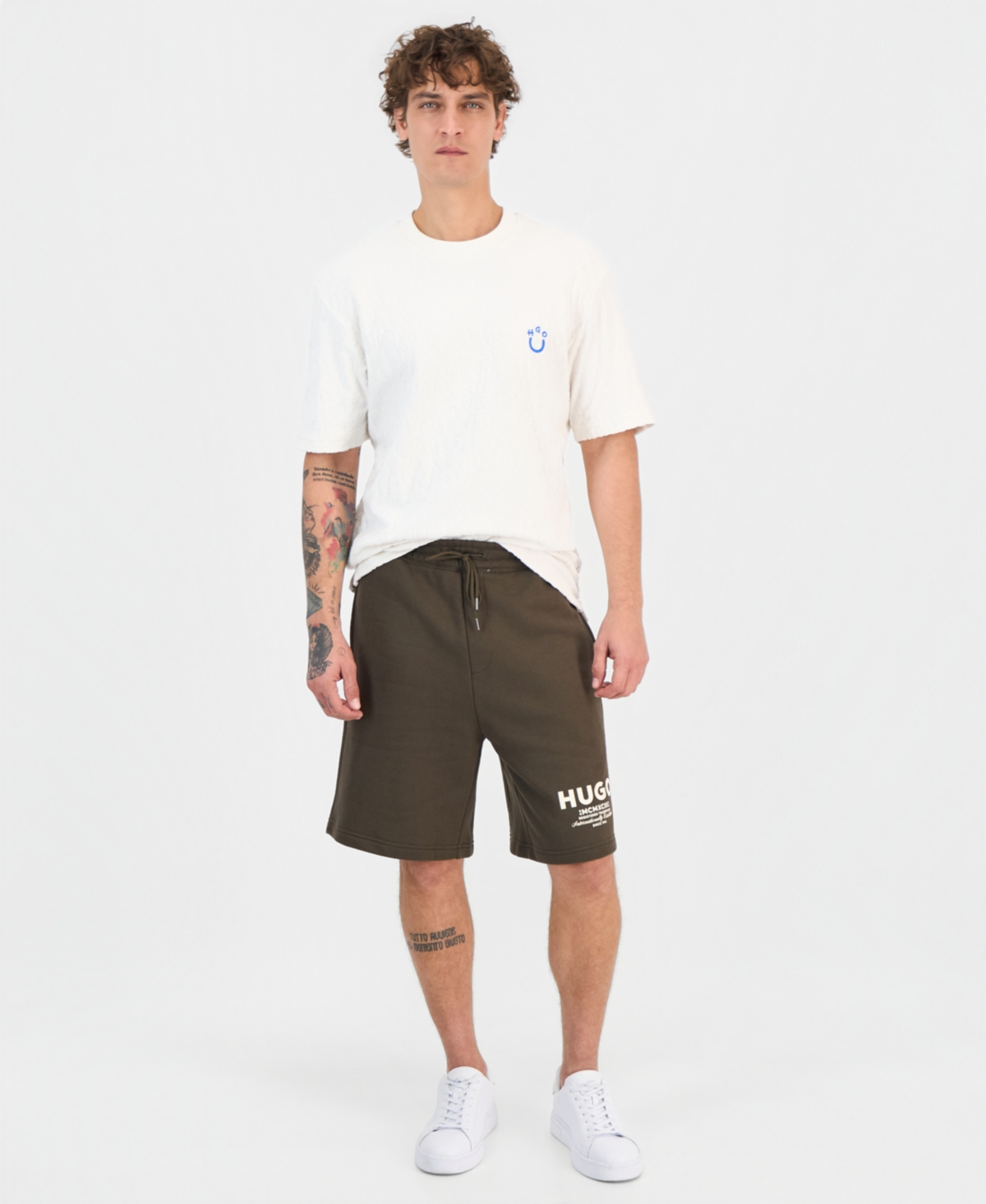 Click here for Hugo Boss Mens Nomario Cotton Regular-Fit Drawstri... prices