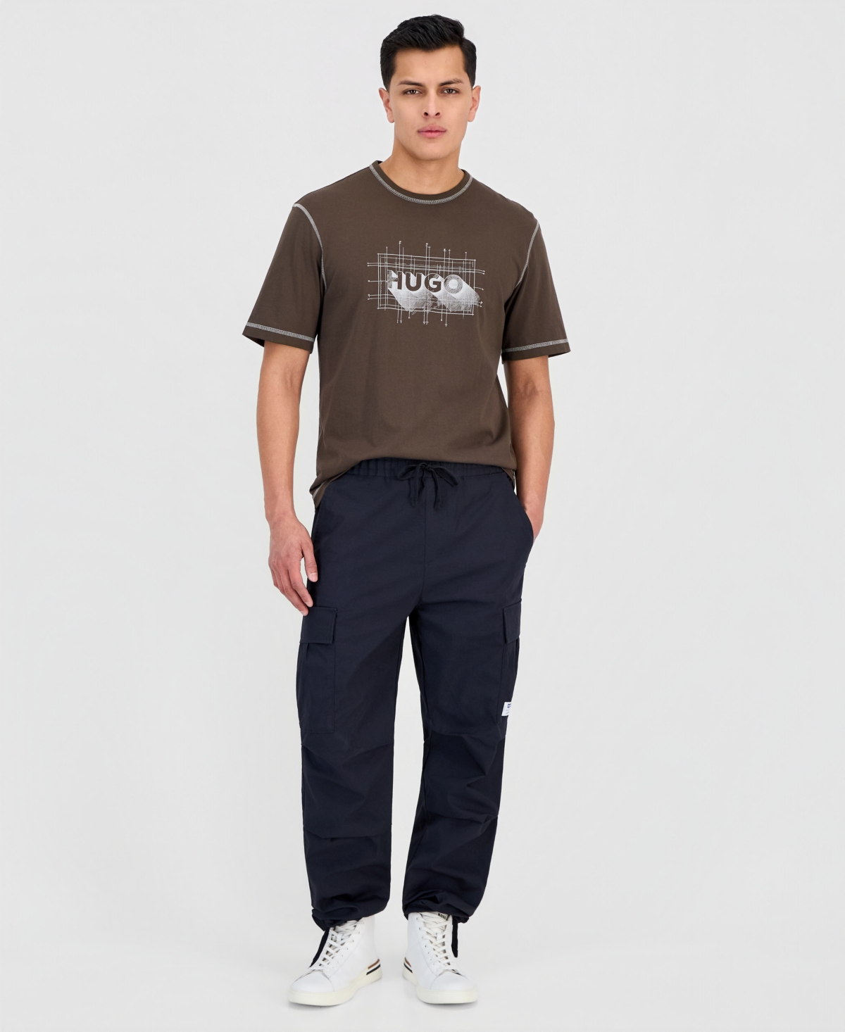 Click here for Hugo Boss Mens Gadic Cargo Pants - BLACK prices