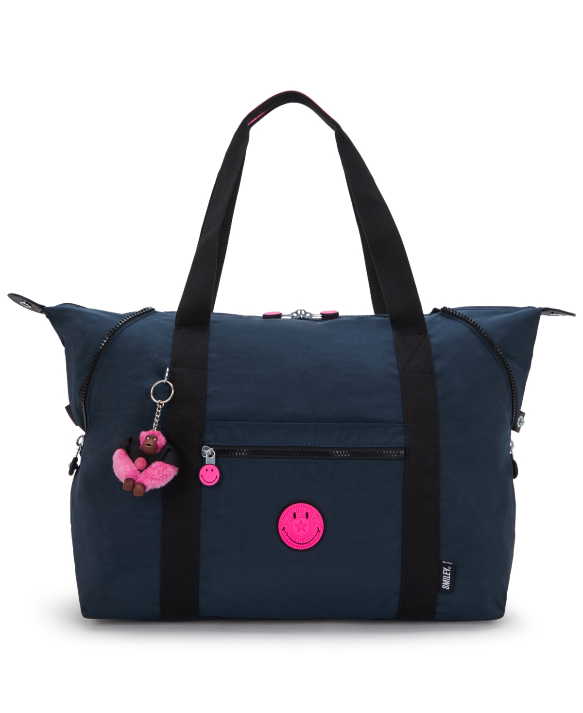 Click here for Kipling Art Medium Travel Tote Bag - Pink Fun Blue prices