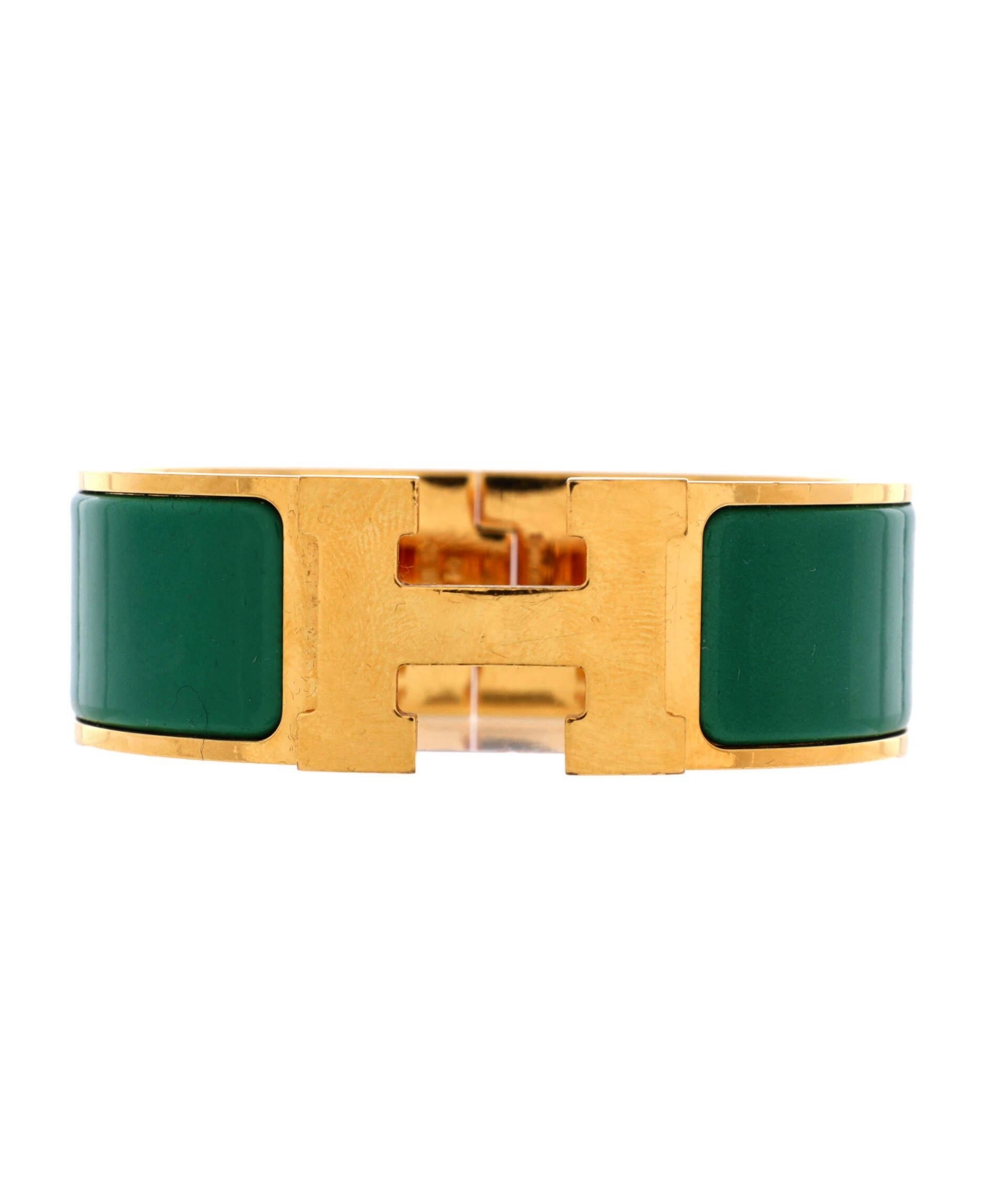 Click here for Pre-Owned HERMES Clic Clac H Bracelet - Enamel  me... prices