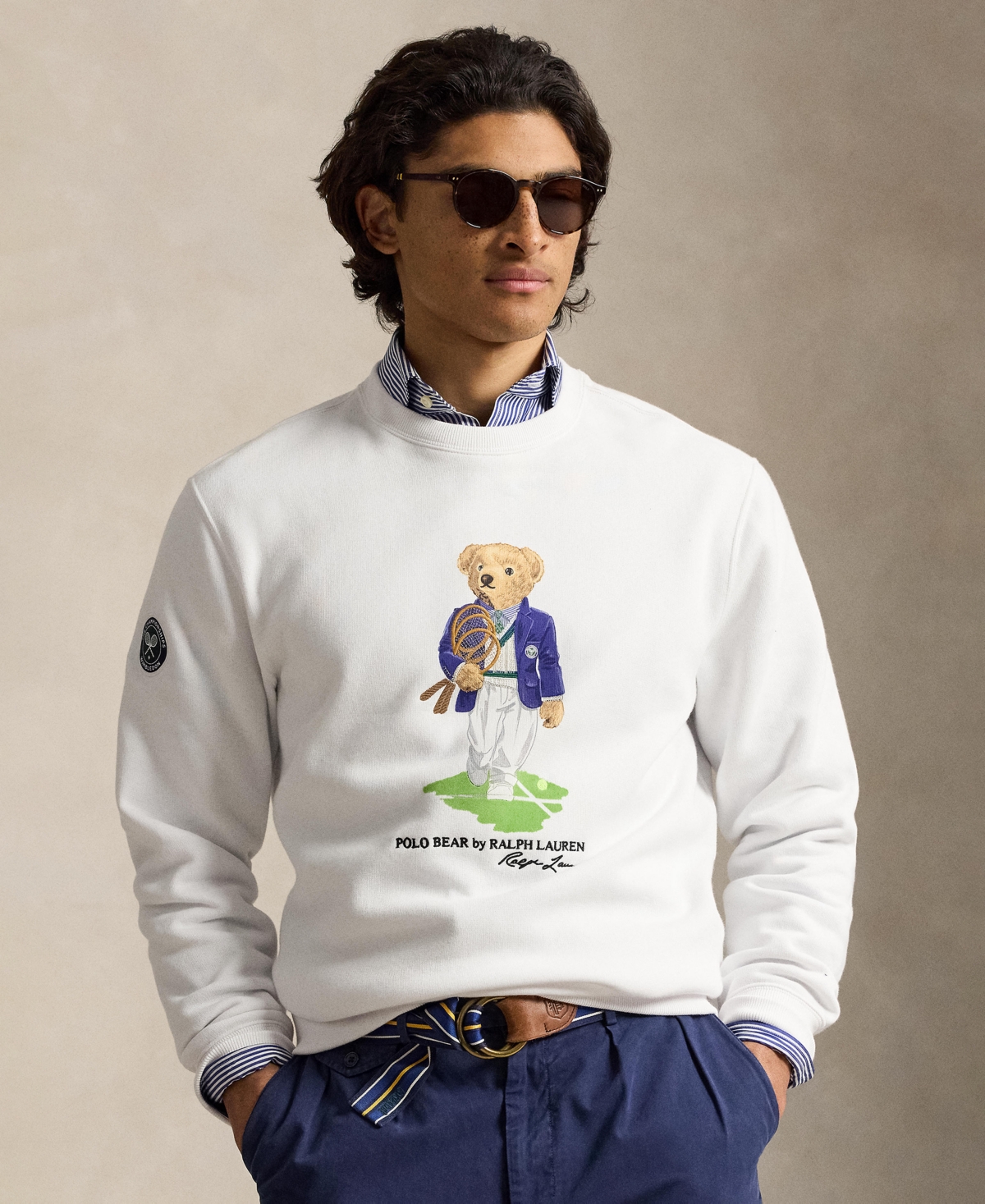 Click here for Polo Ralph Lauren Mens Wimbledon Logo Sweatshirt -... prices