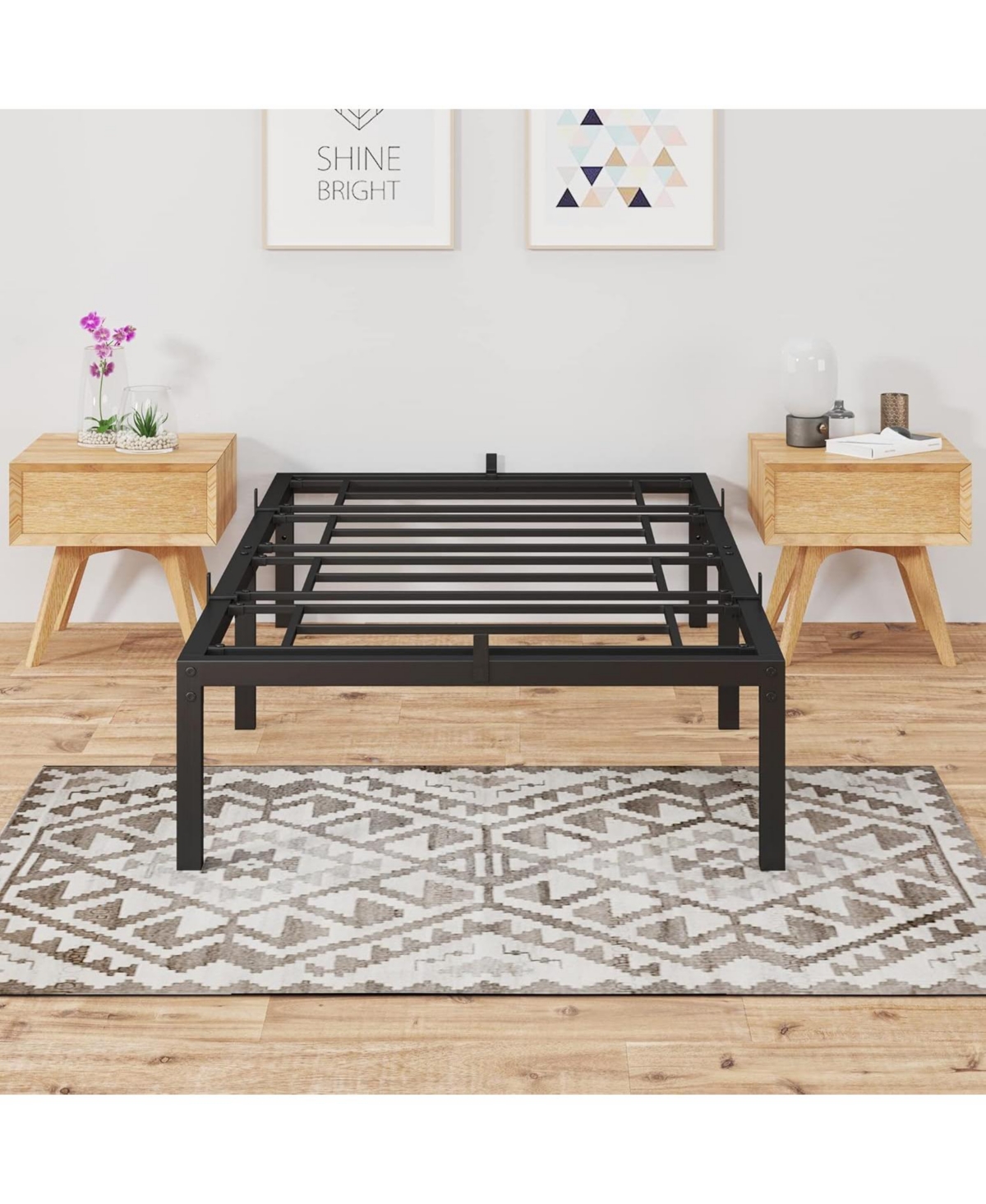 Click here for gaomon Bed Frame  14" Metal Platform Bed Fram... prices