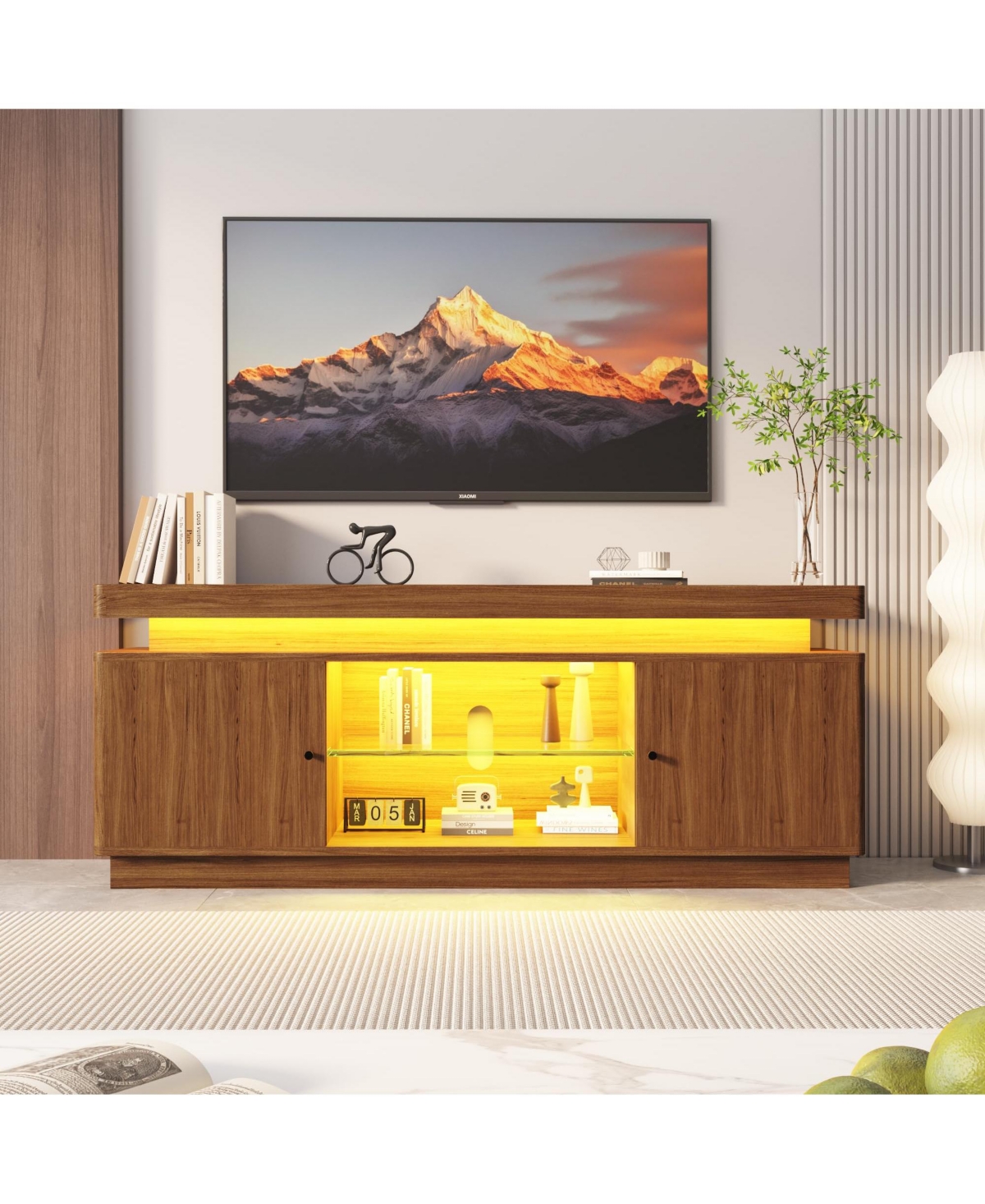 Click here for gaomon Tv Stand Entertainment Center with Storage... prices