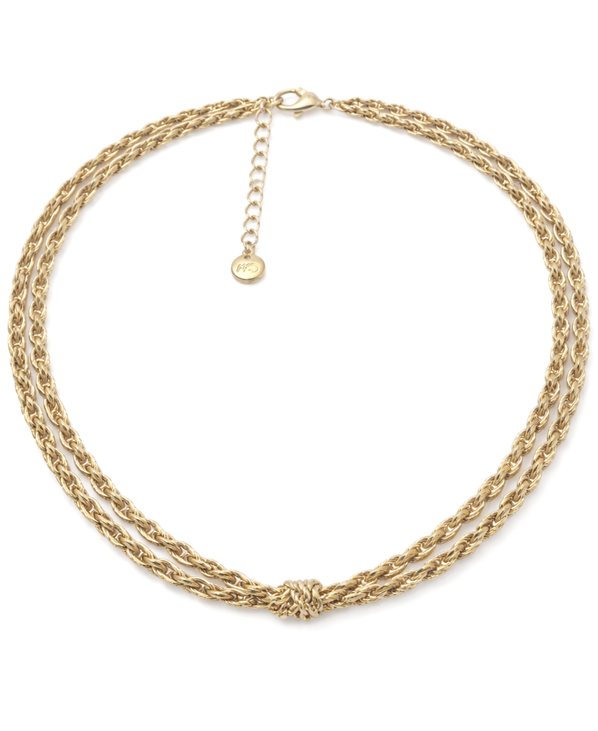 Click here for And Now This 18K Gold Plated Double Layered Knotte... prices