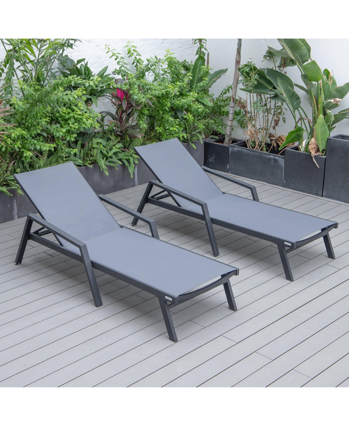 Click here for LeisureMod Marlin Patio Chaise Lounge Chair With A... prices