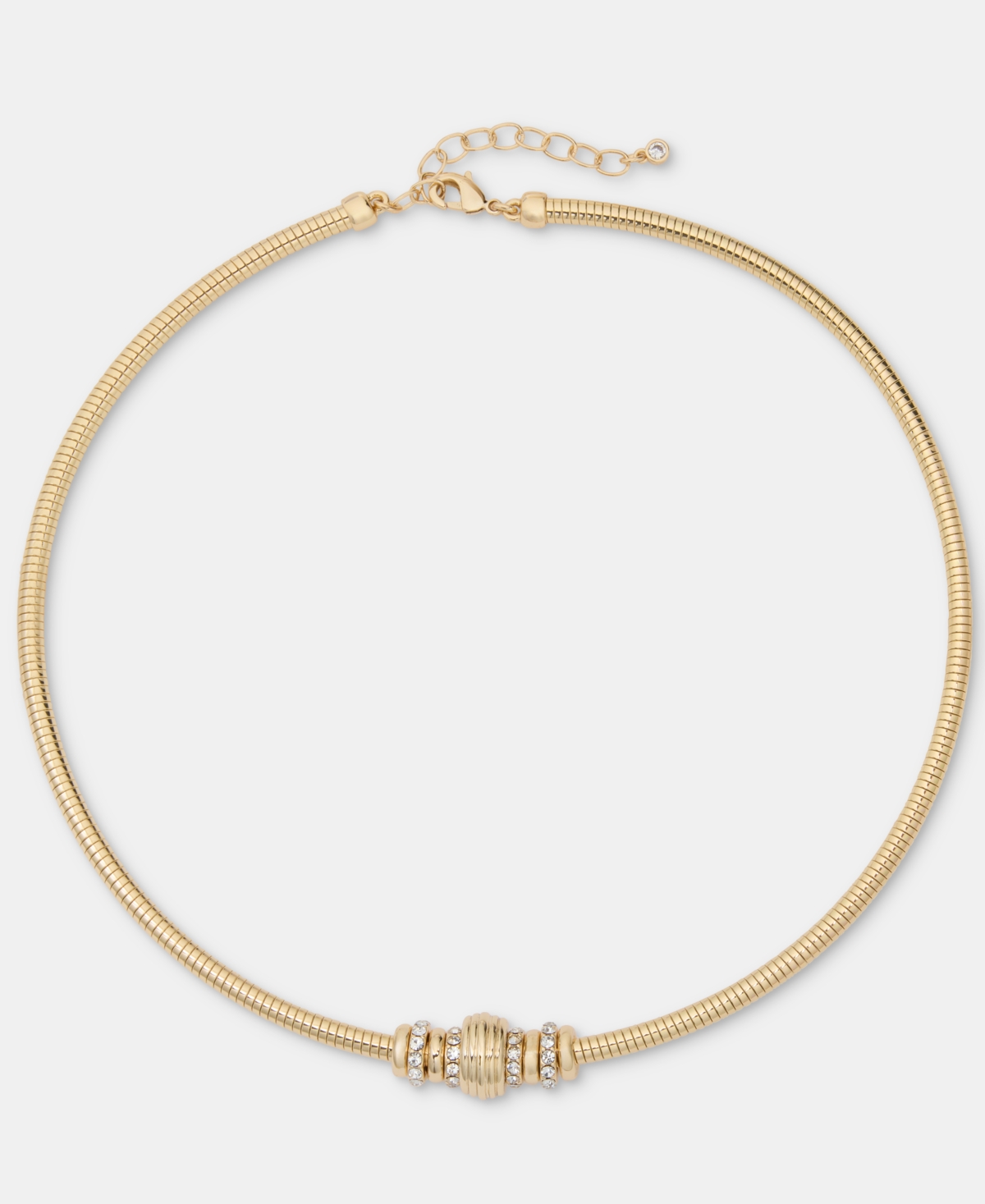 Click here for On 34th Pave Beaded Collar Necklace  16 + 3 extend... prices