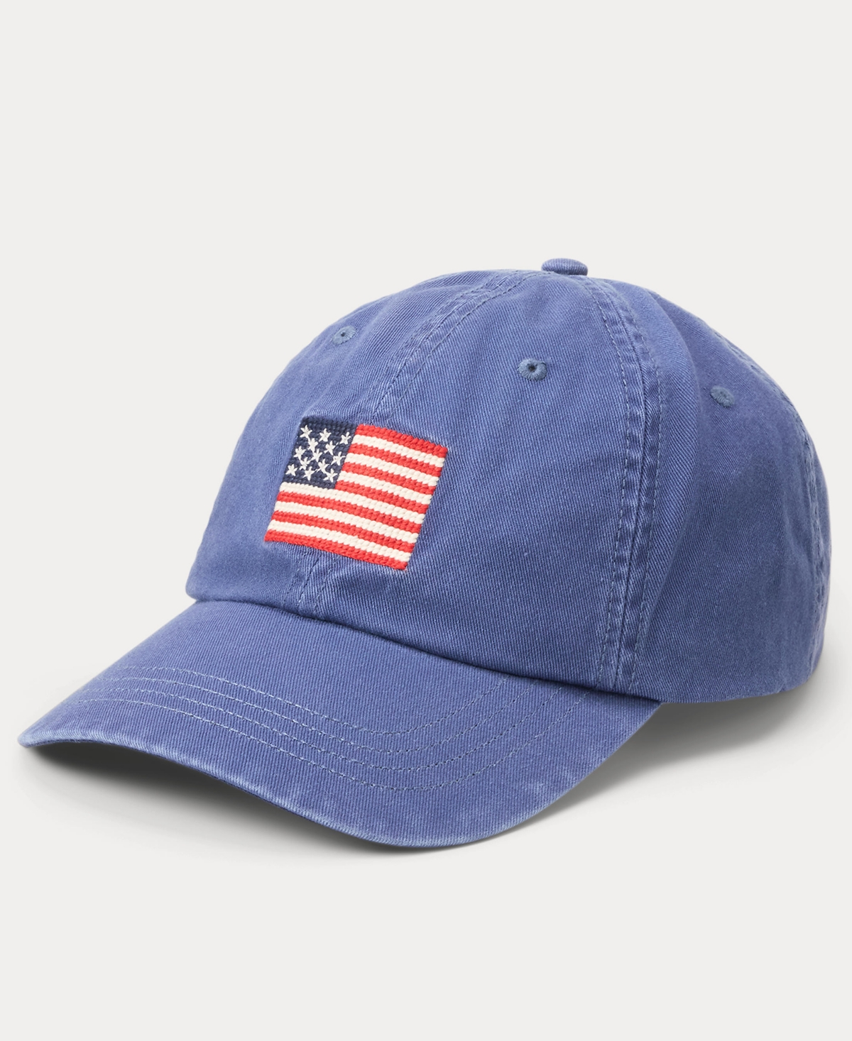 Click here for Polo Ralph Lauren Flag Embroidered Ball Cap - Ligh... prices