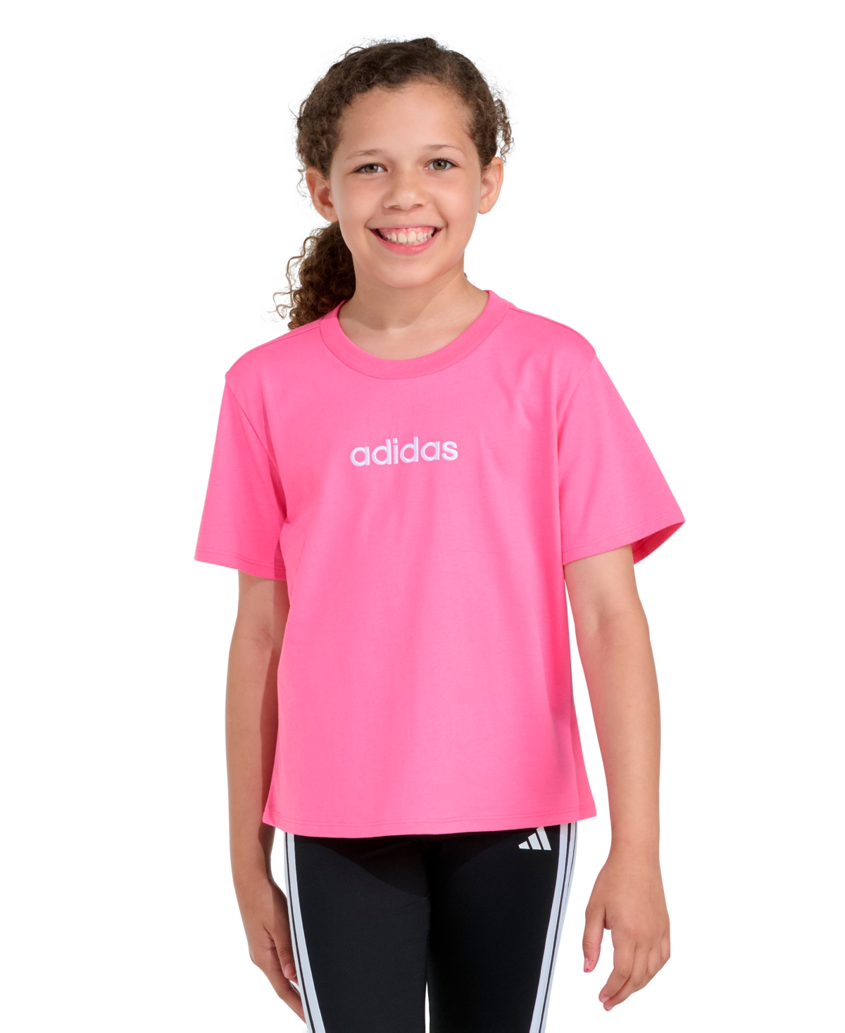 Click here for adidas Girls 8-16 Short-Sleeve Embroidered T-Shirt... prices