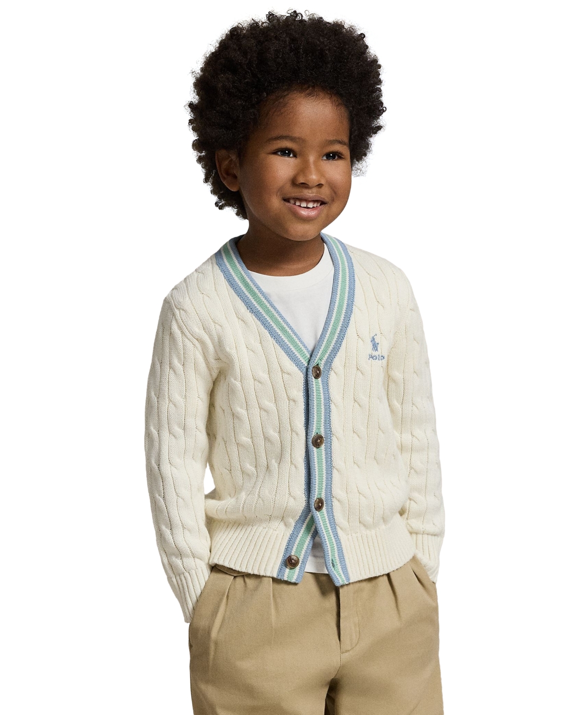 Click here for Polo Ralph Lauren Boys 2-7 V-Neck Cricket Cardigan... prices