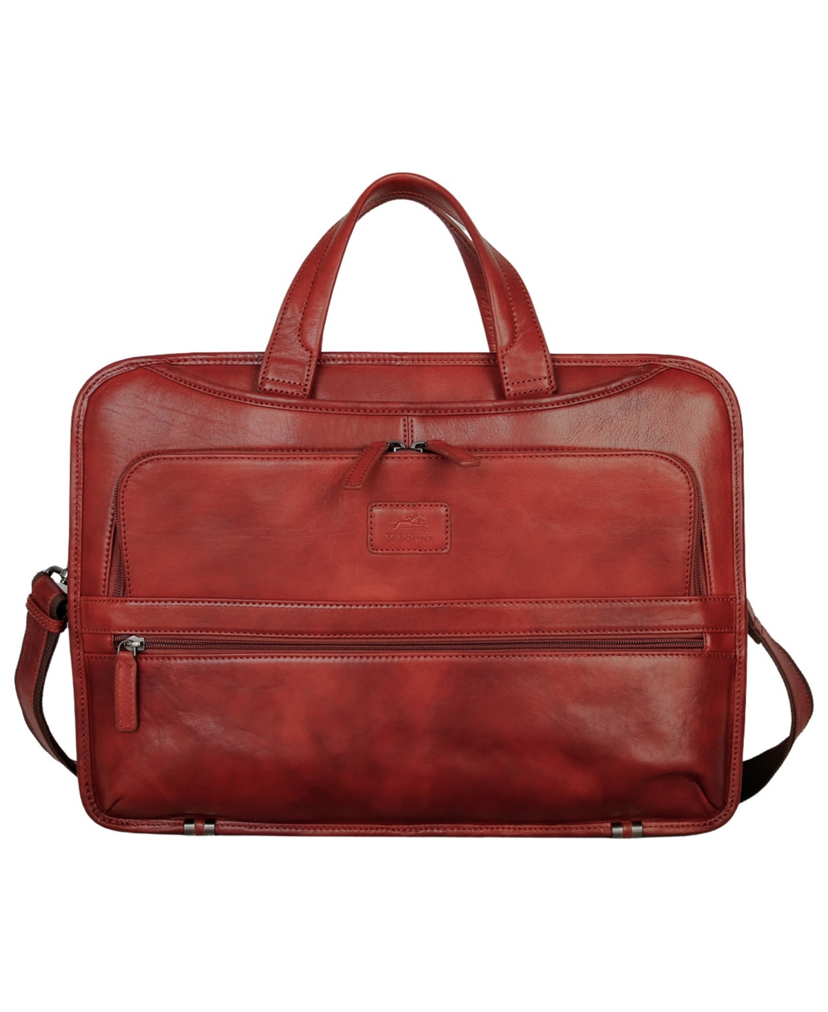 Click here for Mancini Mens Laptop Briefcase - Camel prices