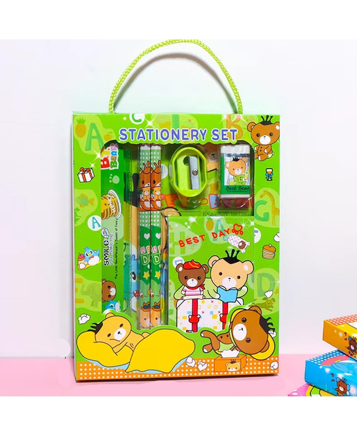 Click here for Htutwoo 6 In 1 Stationery Set  2 Pencil  Eraser  R... prices