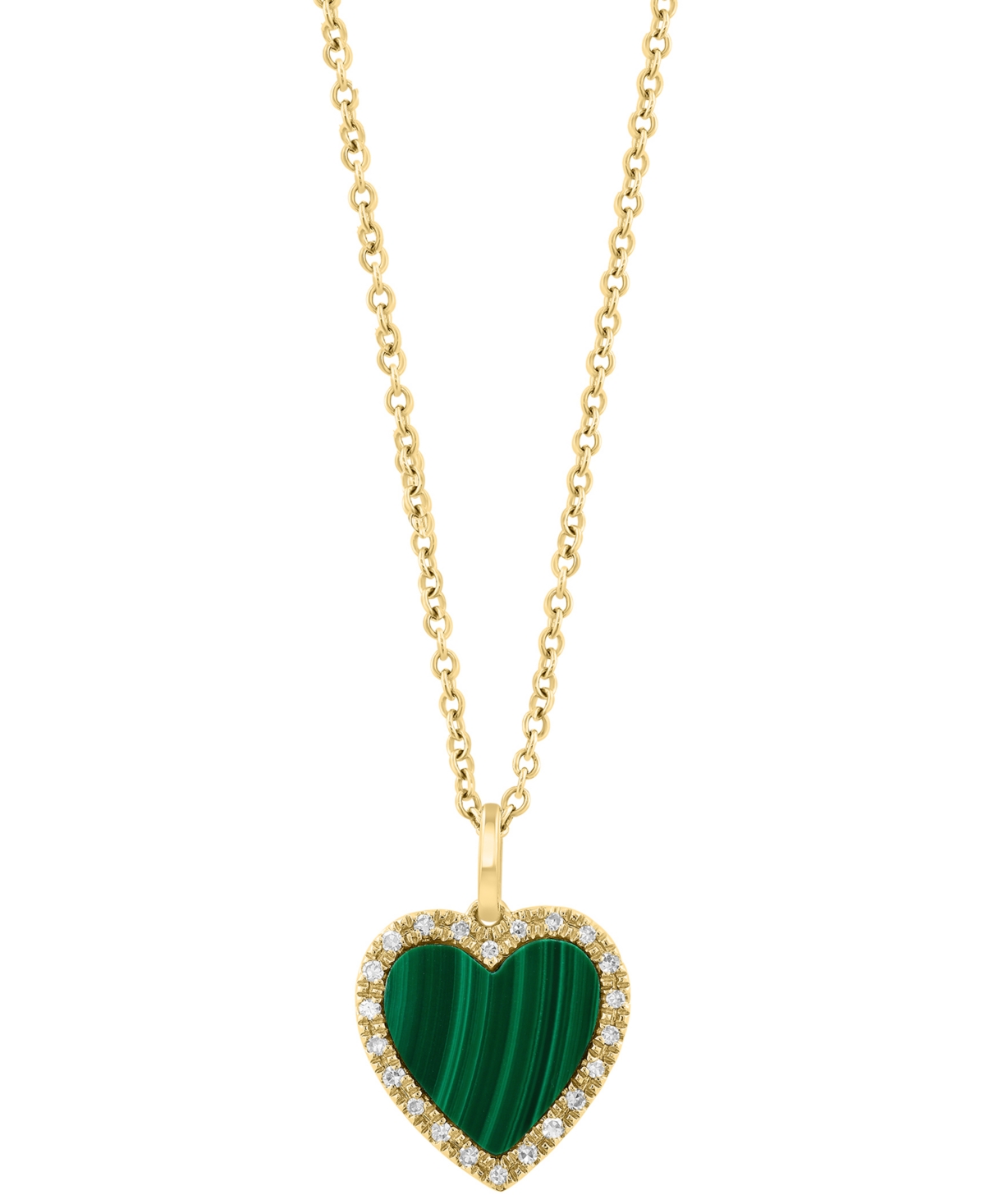 Click here for Effy Collection Malachite & Diamond (1/20 ct. t.w.... prices
