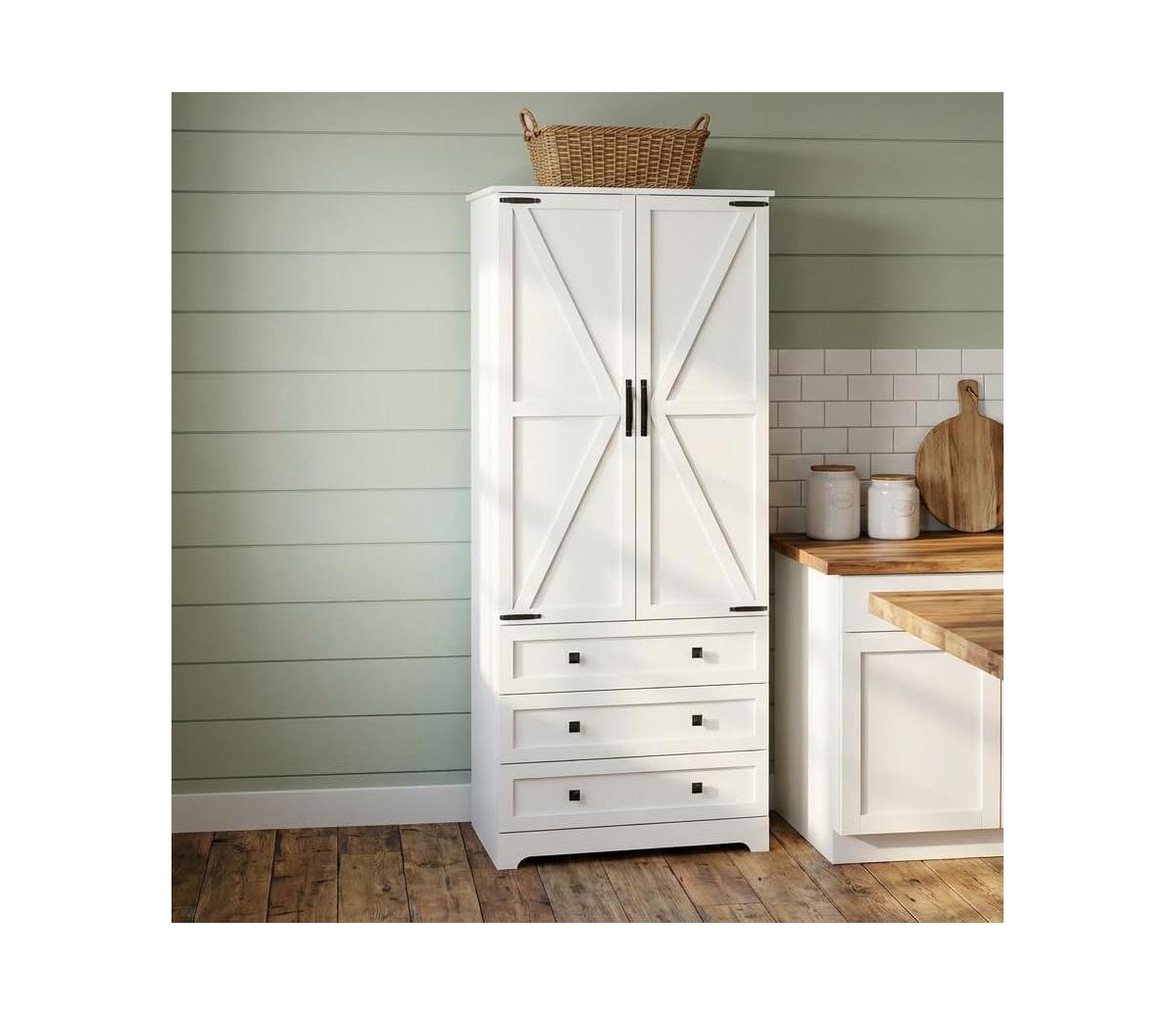 Click here for gaomon Farmhouse Kitchen Pantry Cabinet - 72"... prices