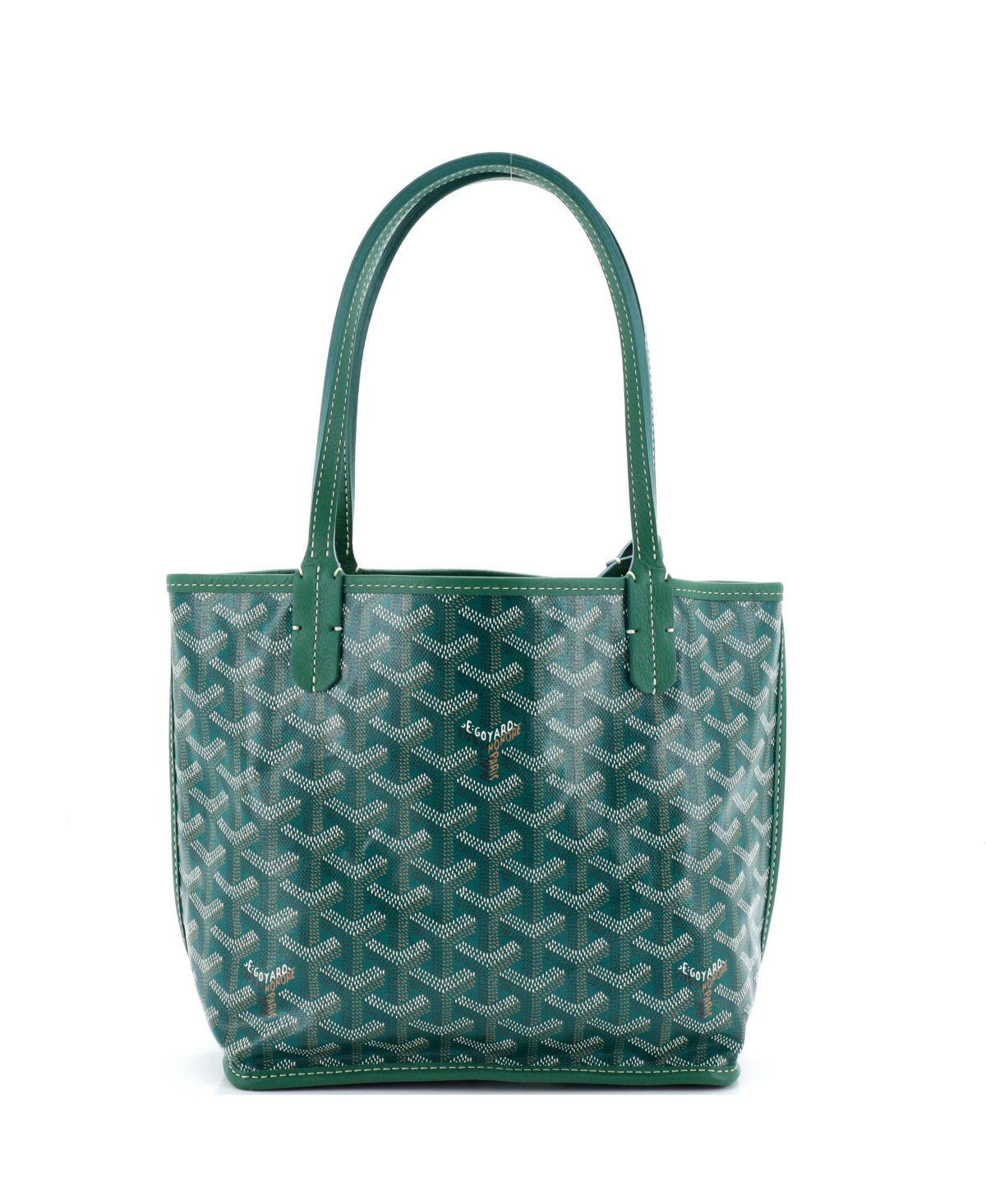 Click here for Pre-Owned Goyard Mini Anjou Reversible Tote Coated... prices