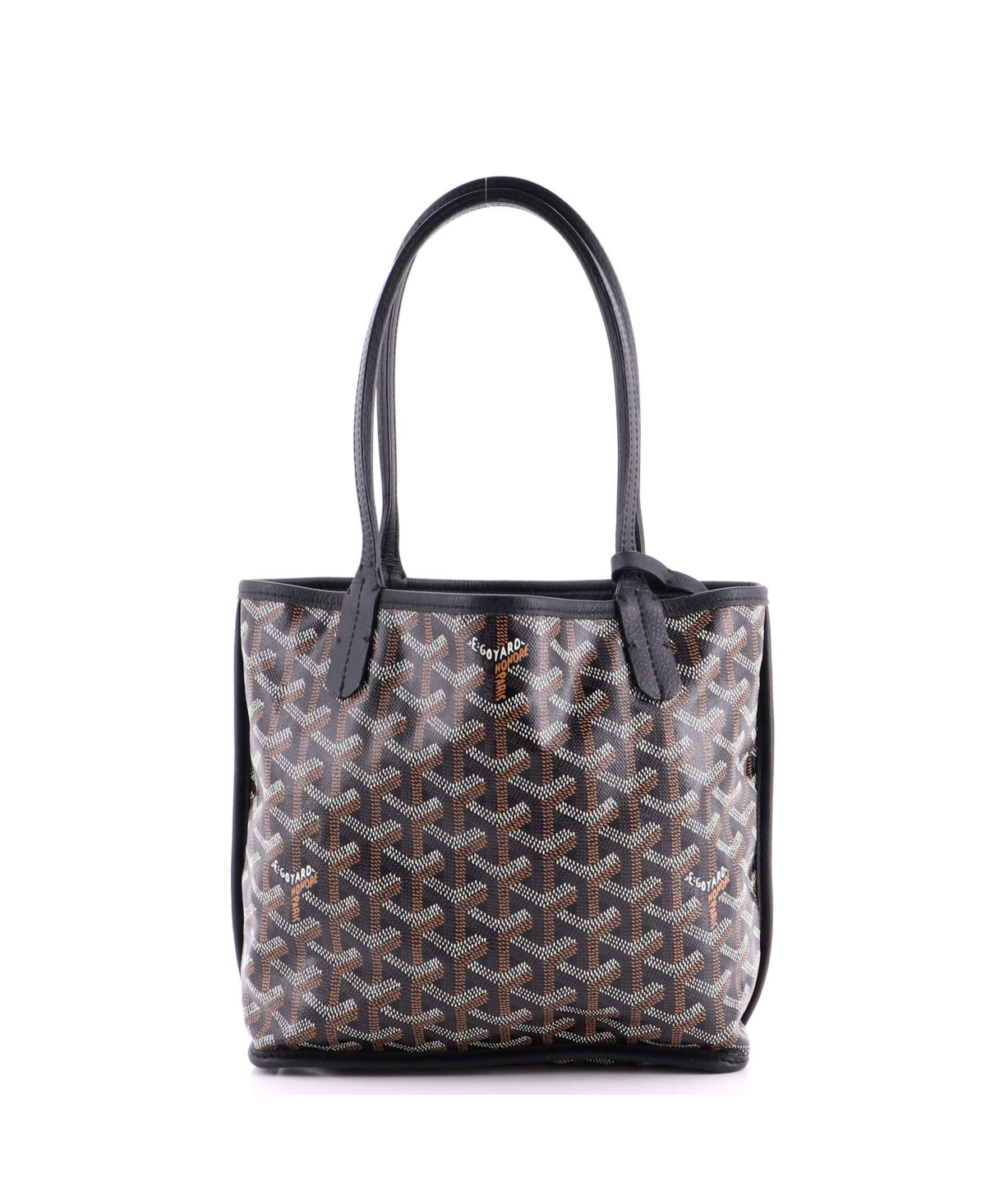 Click here for Pre-Owned Goyard Mini Anjou Reversible Tote Coated... prices