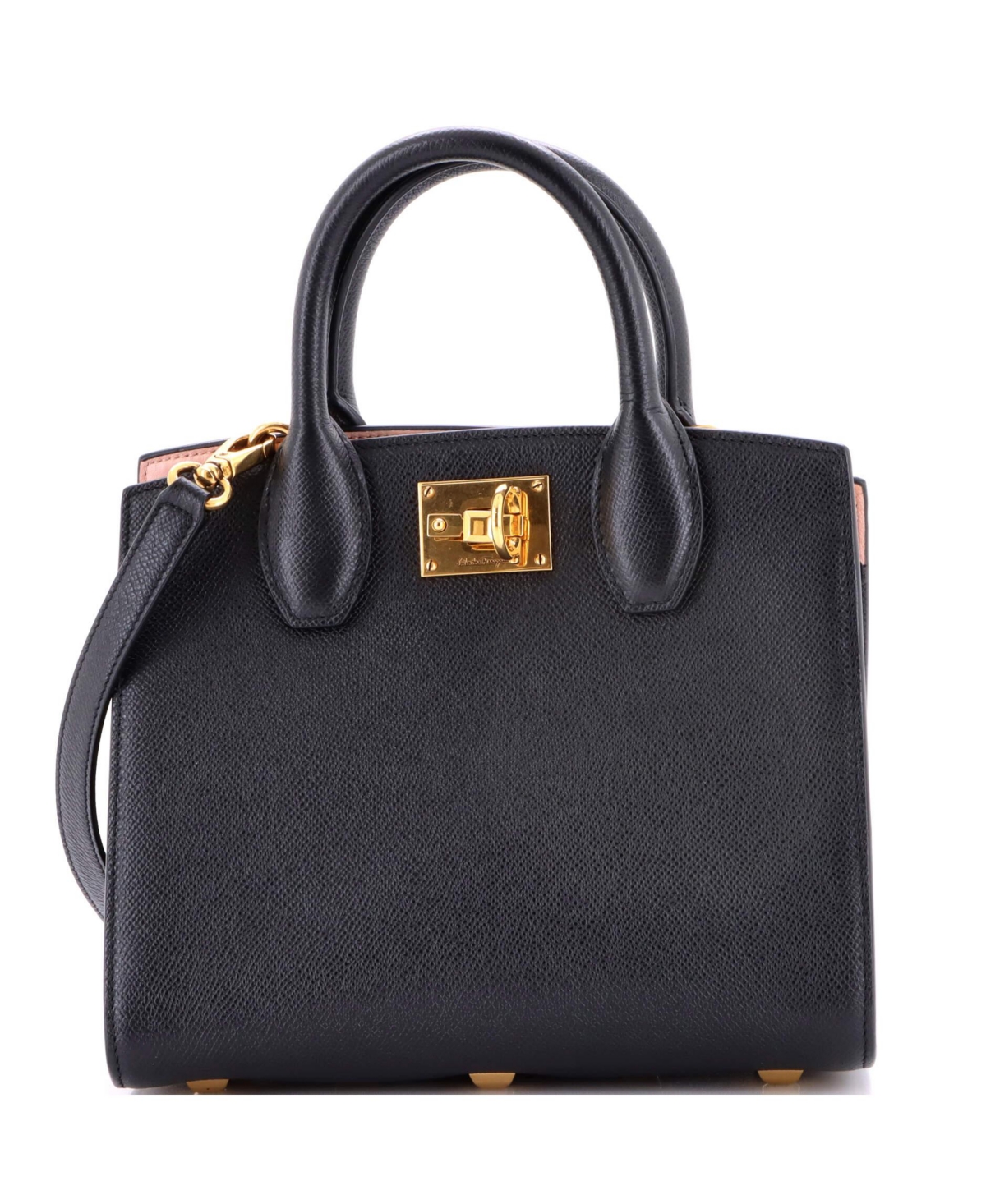 Click here for Pre-Owned Salvatore Ferragamo Small Studio Box Sat... prices