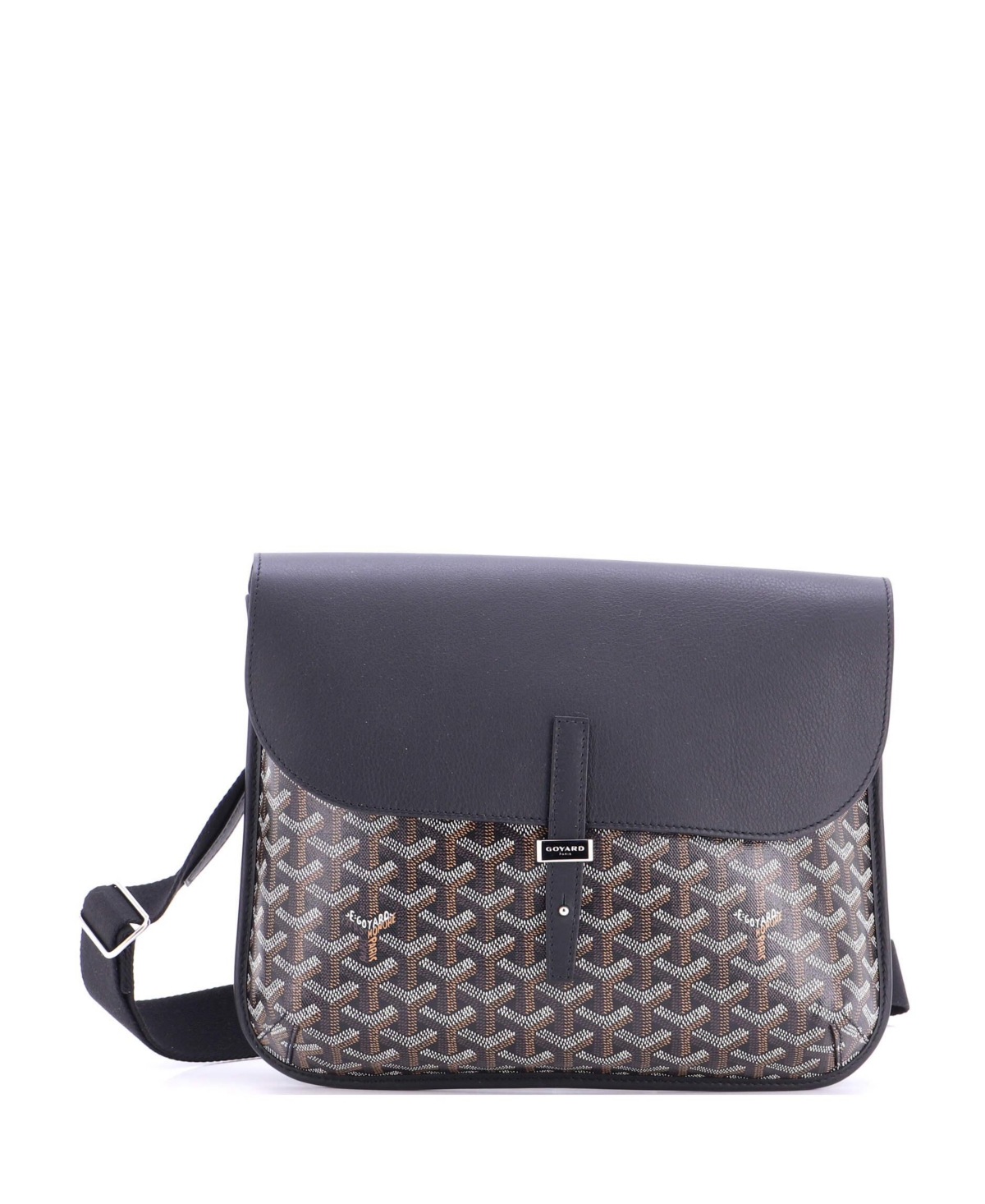 Click here for Pre-Owned Goyard Coursier Messenger Bag Coated Can... prices