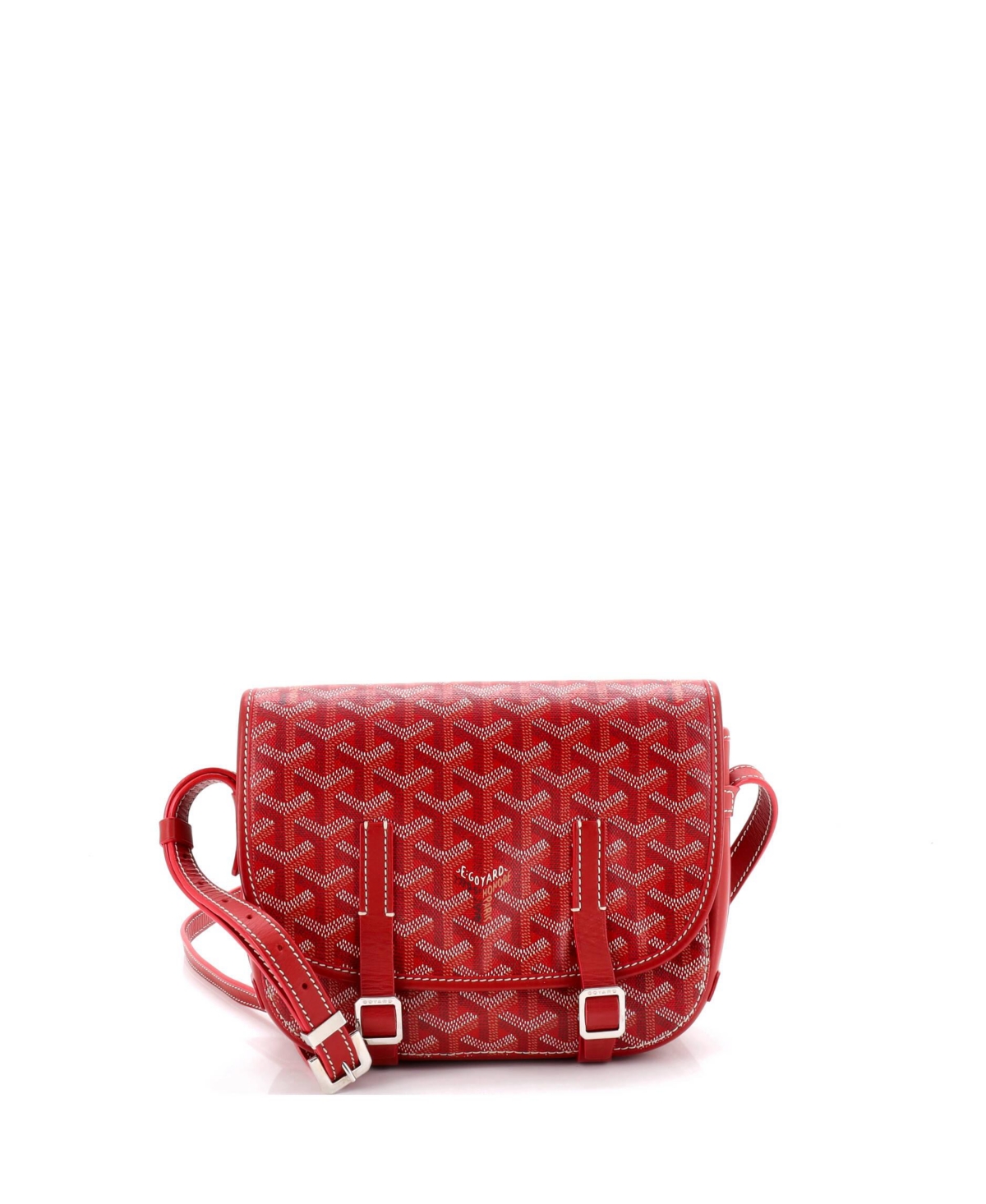 Click here for Pre-Owned Goyard Pm Belvedere Messenger Bag Coated... prices