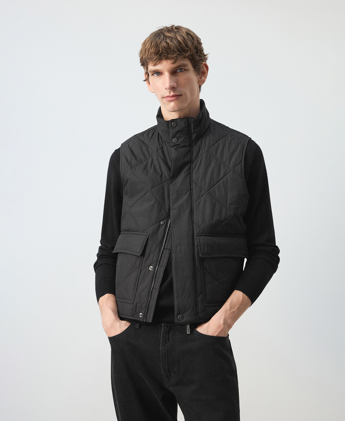 Click here for Mango Mens Lightweight Quilted Water-Repellent Qui... prices