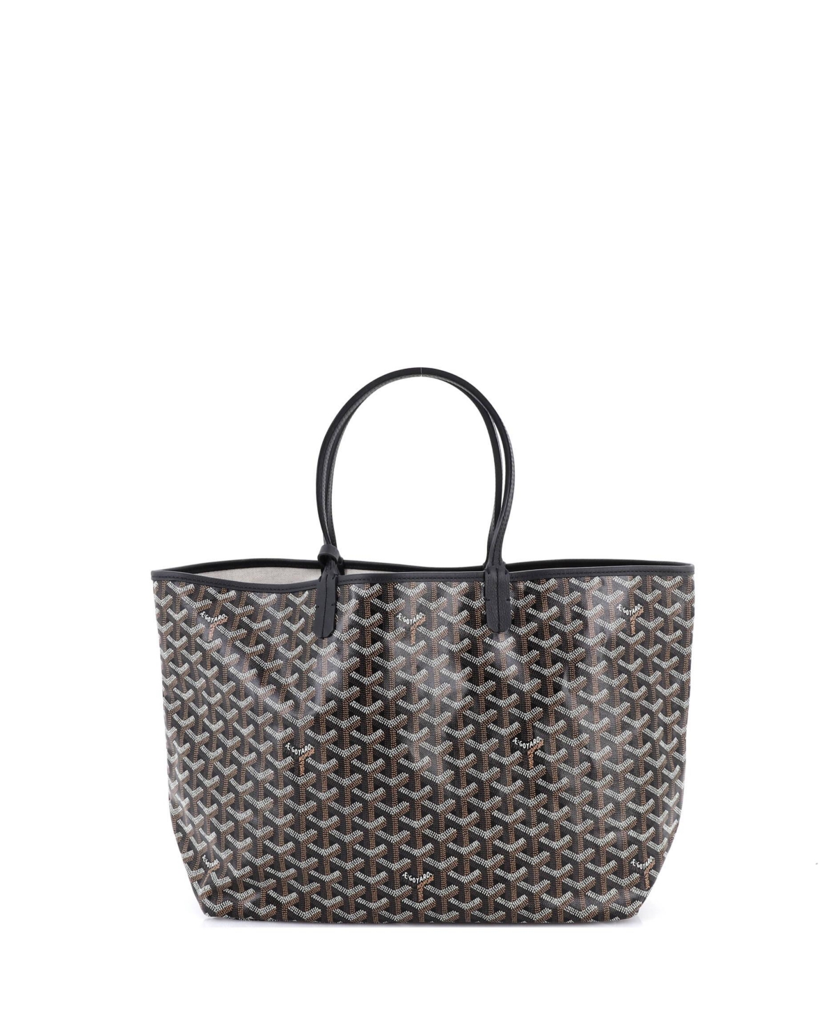 Click here for Pre-Owned Goyard Pm Saint Louis Tote Coated Canvas... prices