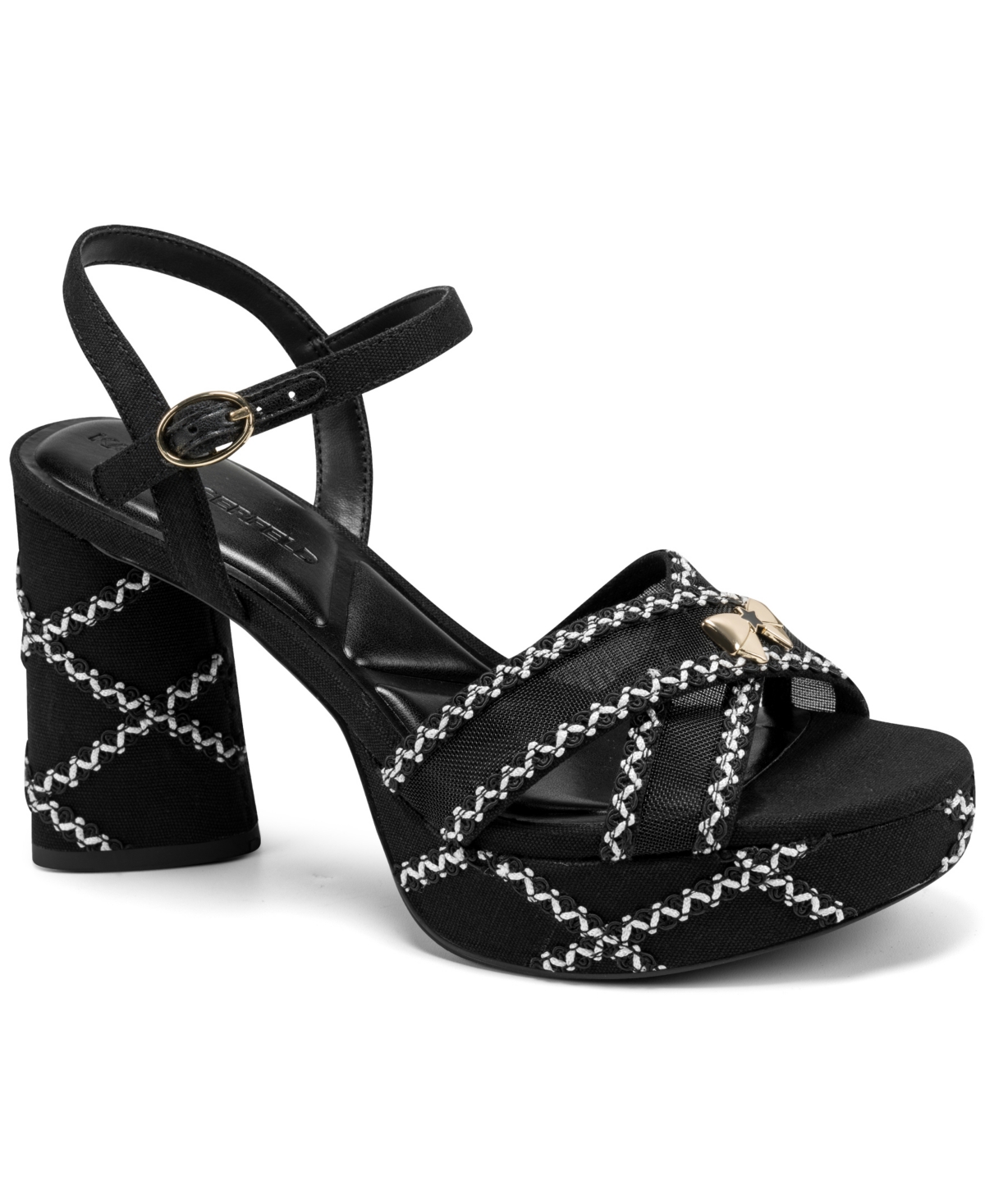Click here for Karl Lagerfeld Paris Womens Hickory Platform Dress... prices