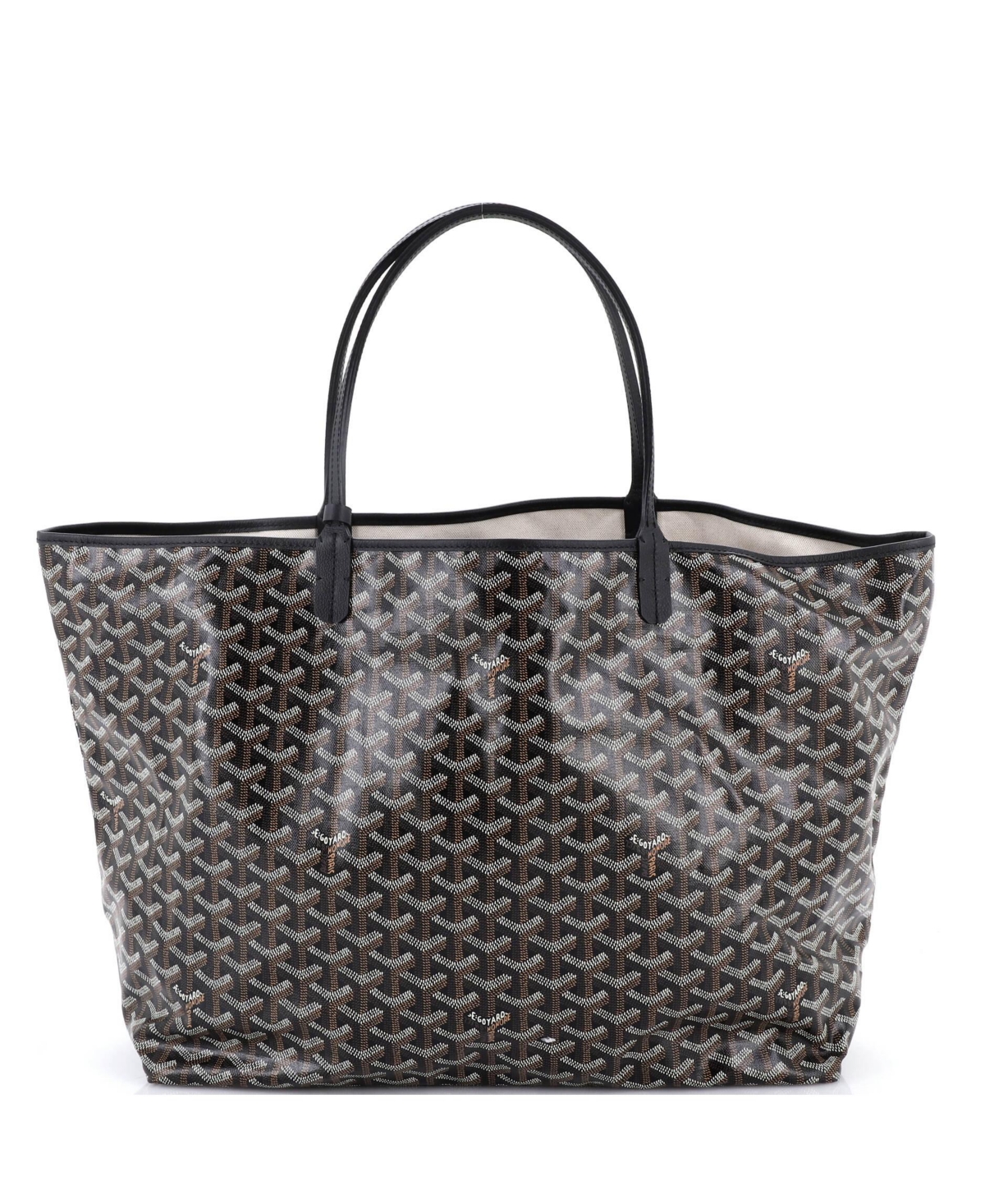 Click here for Pre-Owned Goyard Gm Saint Louis Tote Coated Canvas... prices