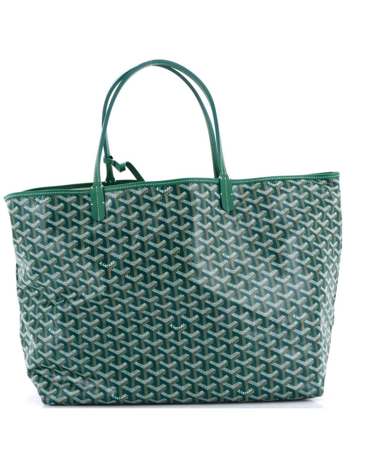 Click here for Pre-Owned Goyard Gm Saint Louis Tote Coated Canvas... prices