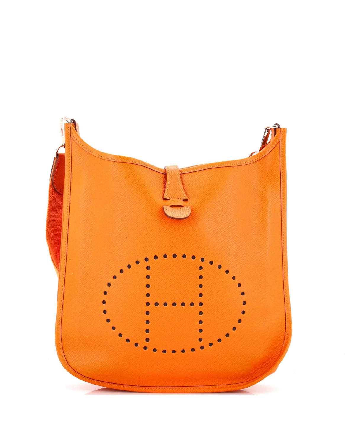 Click here for Pre-Owned HERMES Pm Evelyne Bag Gen Ii Epsom - Ora... prices