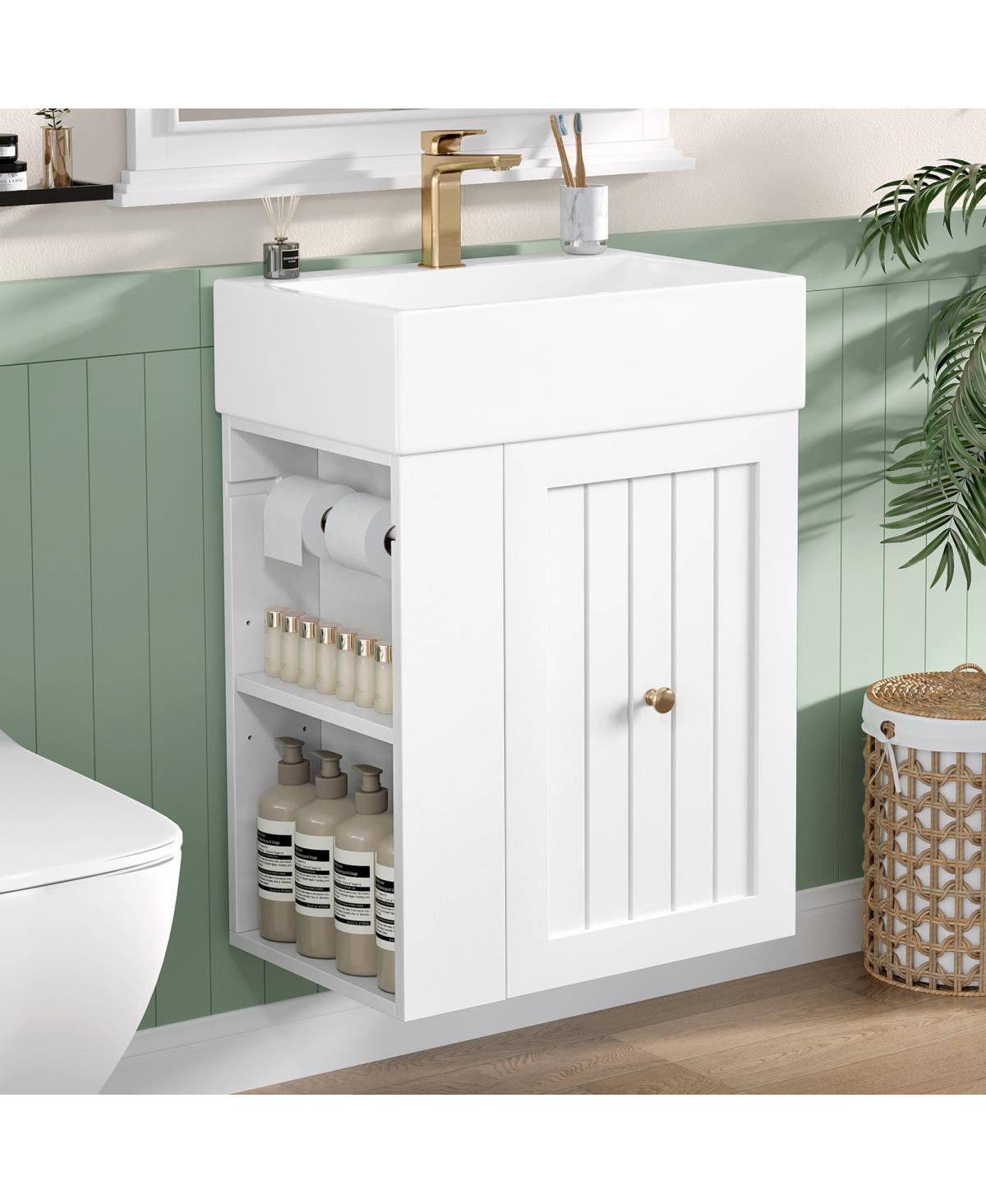 Click here for Sillysis 20" Bathroom Vanity with Ceramic Sin... prices