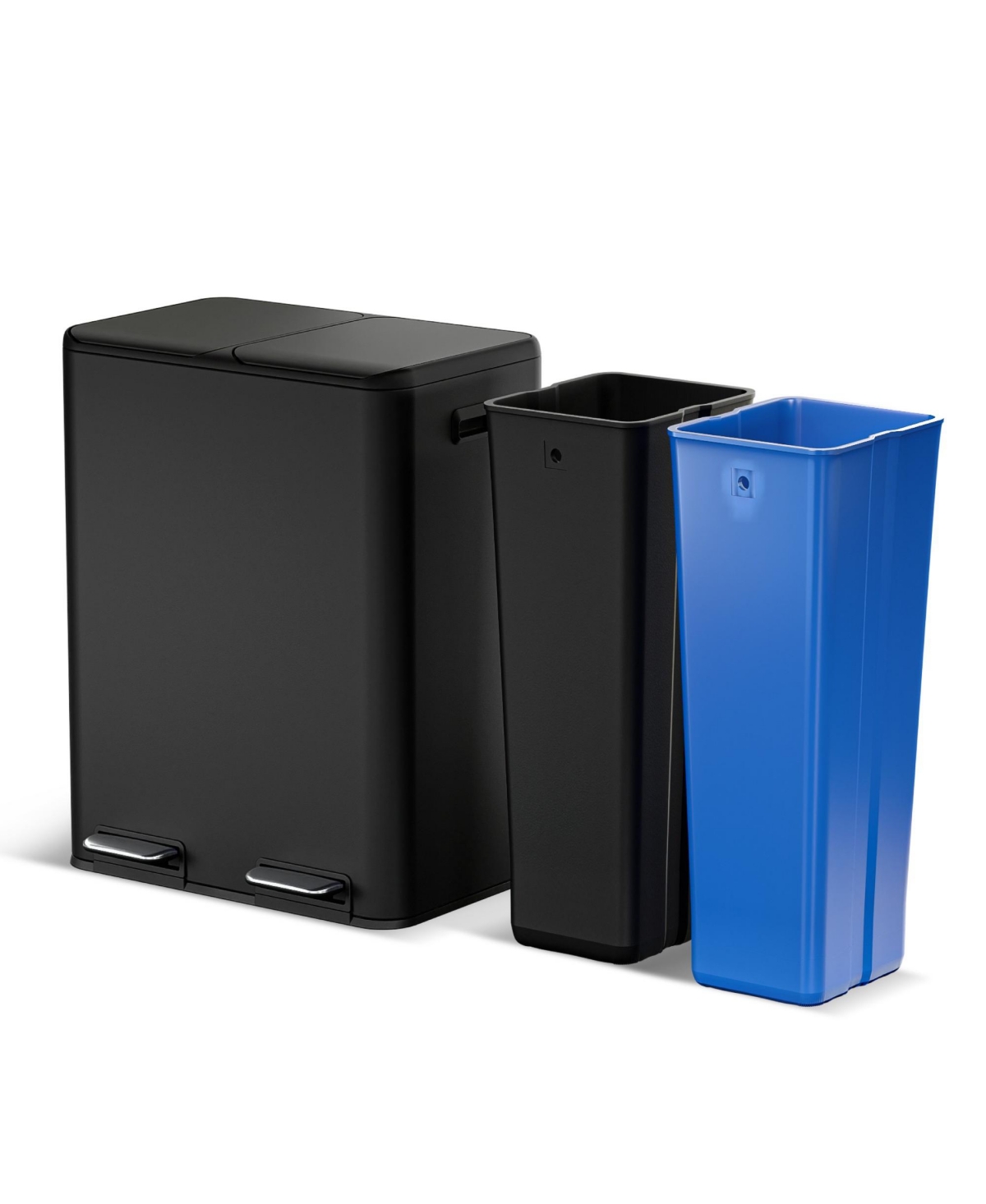 Click here for Home Zone Living 16 Gallon Stainless Steel Dual Tr... prices