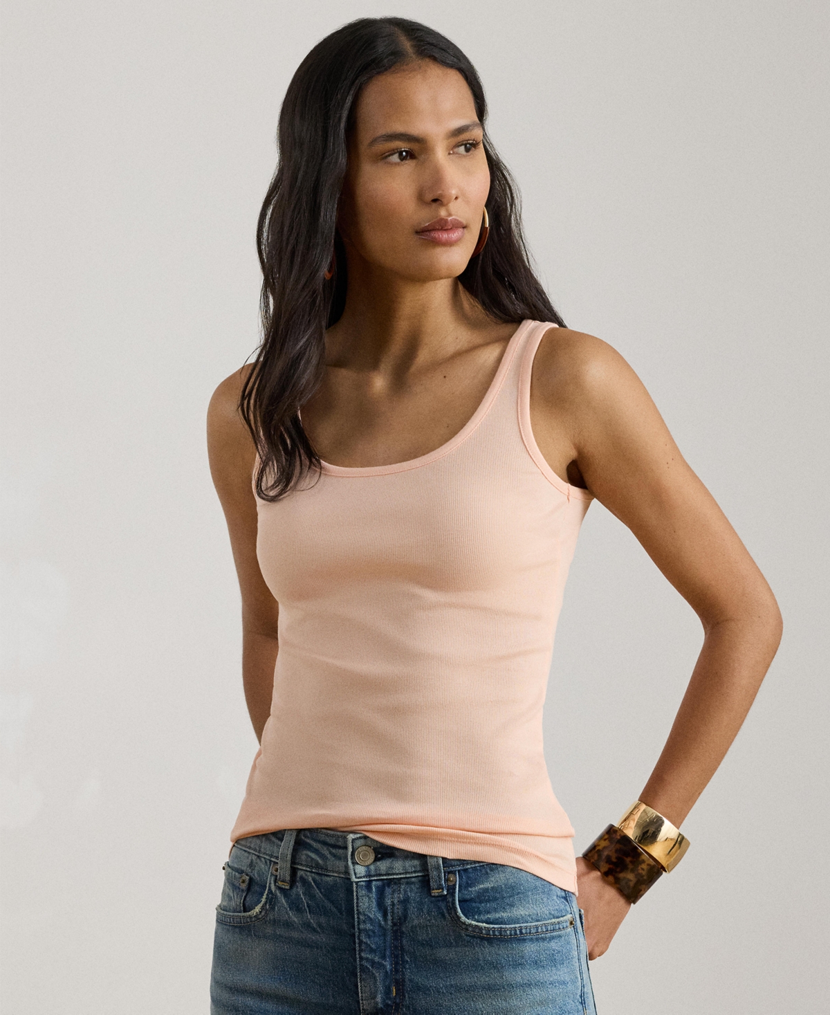Click here for Lauren Ralph Lauren Stretch Tank Top - Light Ports... prices