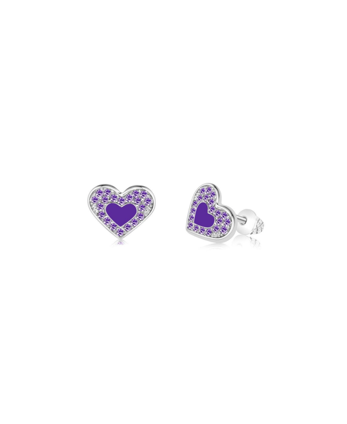 Click here for Chanteur Girls Heart Hypoallergenic Earrings with... prices
