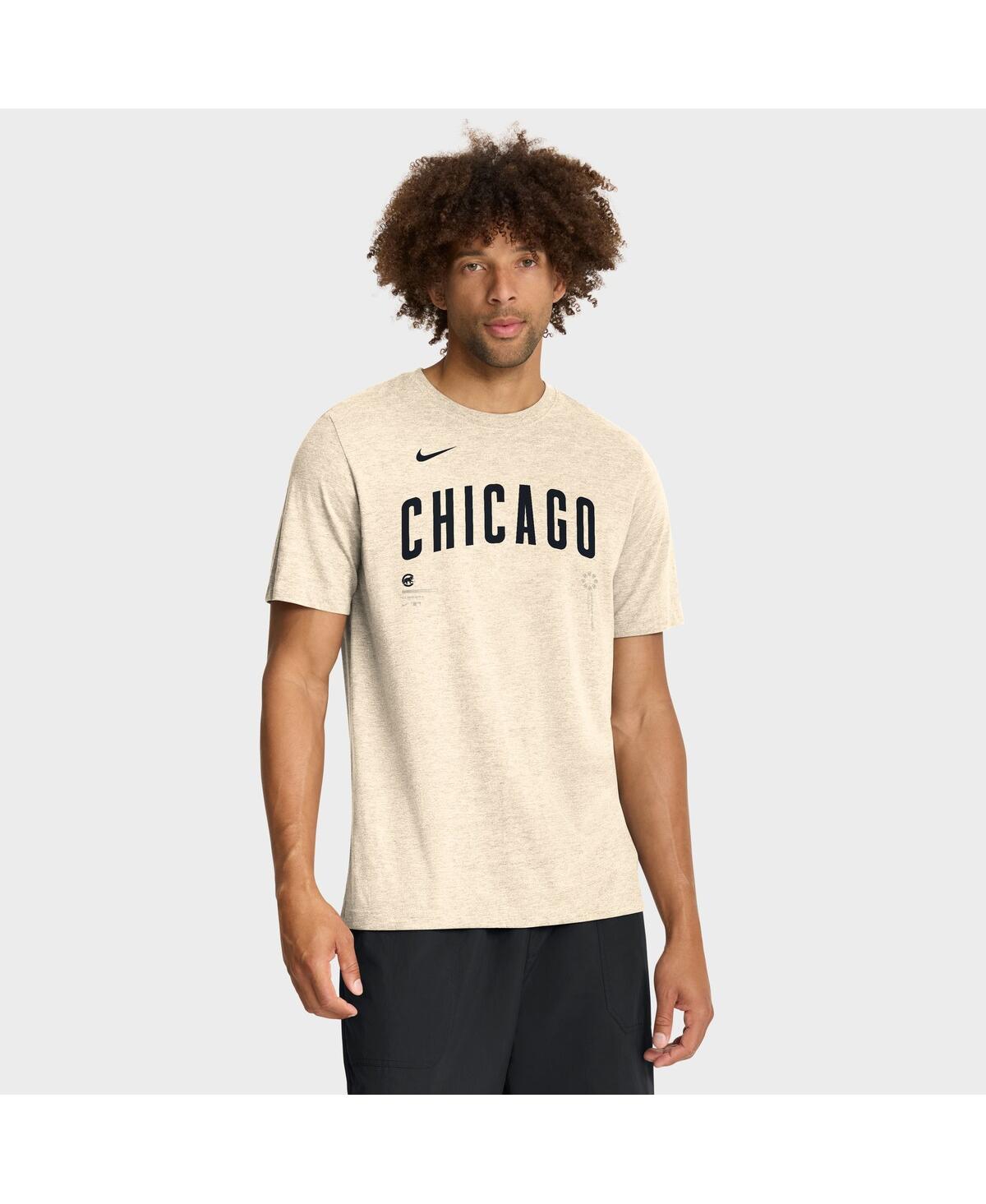 Click here for Nike Mens Natural Chicago Cubs Wordmark Tri-Blend... prices