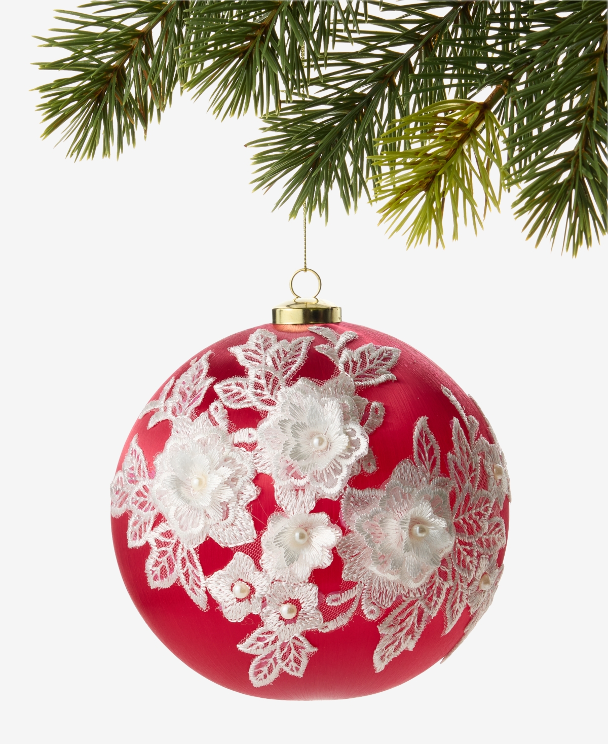 Click here for Holiday Lane Holiday Toile Ball Ornament  Macys Ex... prices
