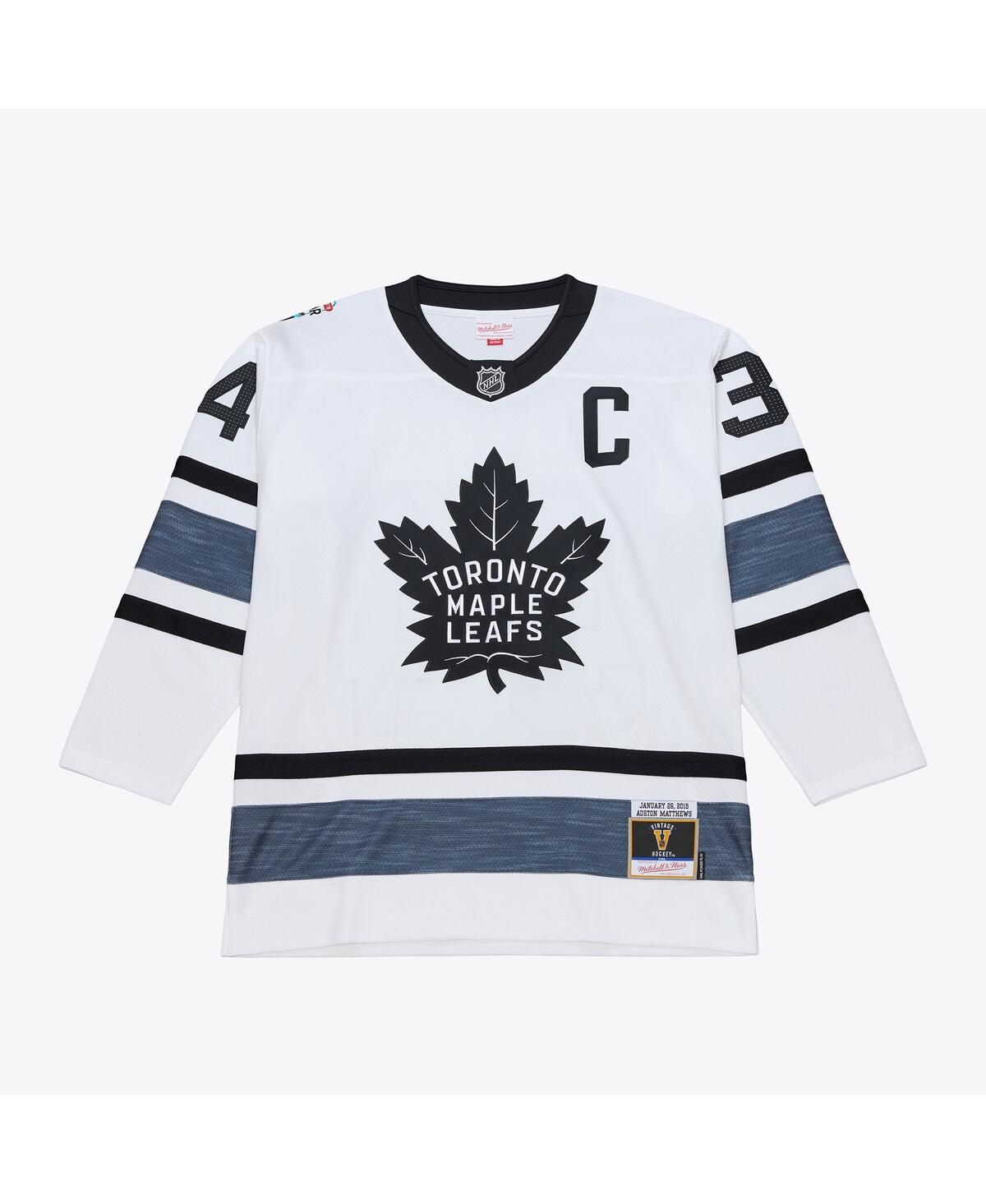 Click here for Mitchell & Ness Mens Auston Matthews White 2019 Al... prices
