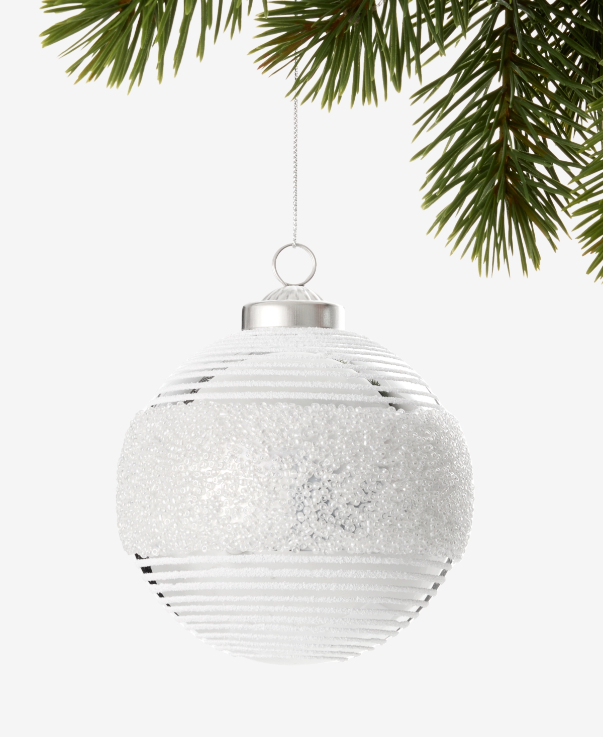 Click here for Holiday Lane Iced Delight Ball Ornament  Macys Exc... prices