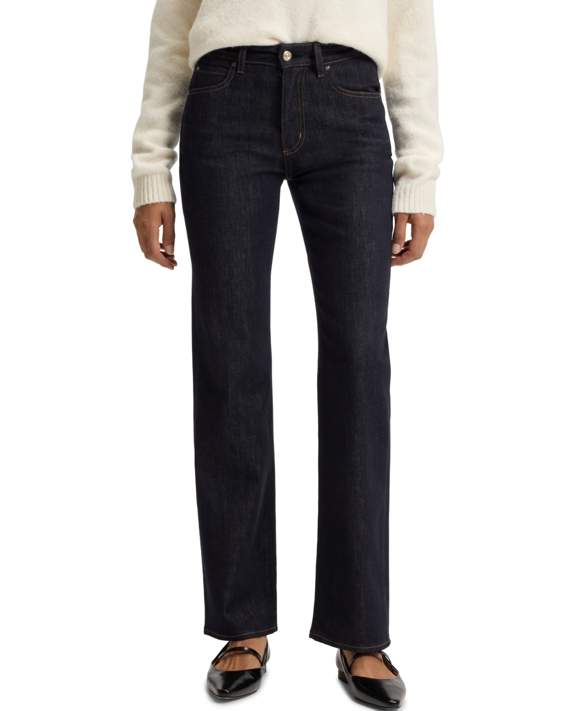 Click here for Boss by Hugo Boss Womens Stay Indigo Stretch Denim... prices