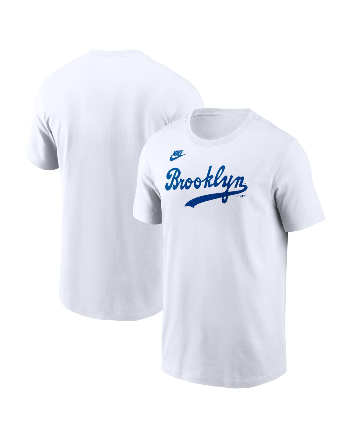 Click here for Nike Mens White Brooklyn Dodgers Cooperstown Colle... prices
