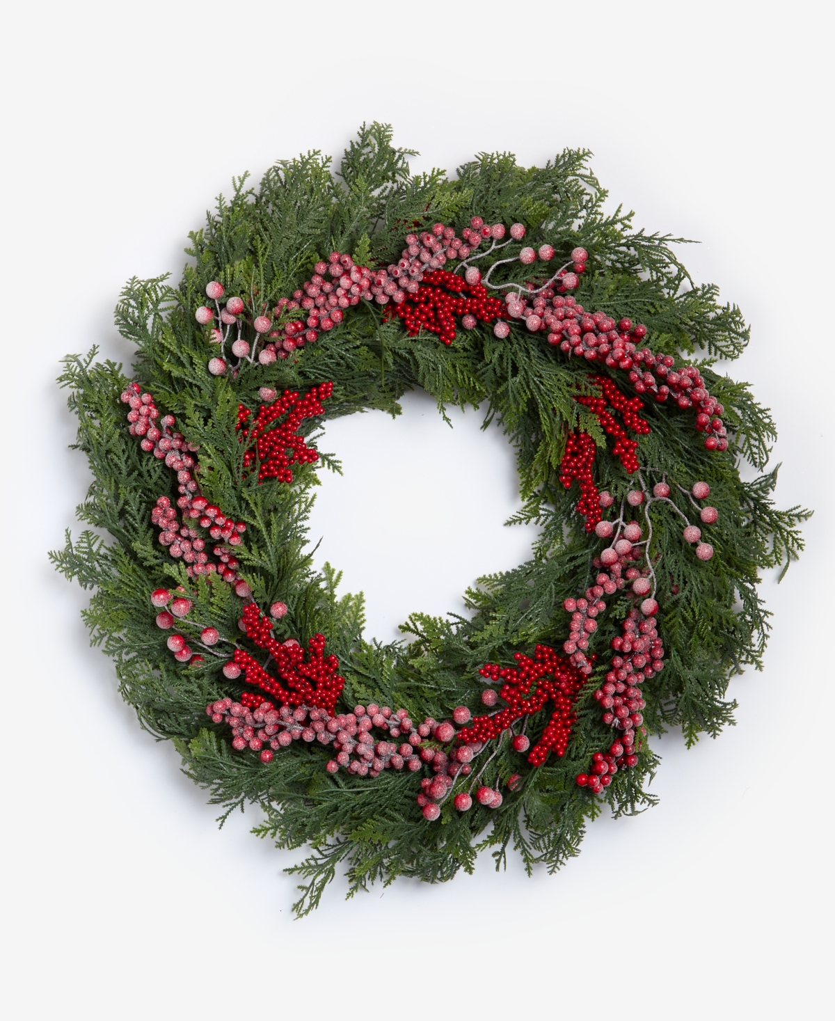 Click here for Holiday Lane Heritage Cedar Wreath with Red Berrie... prices