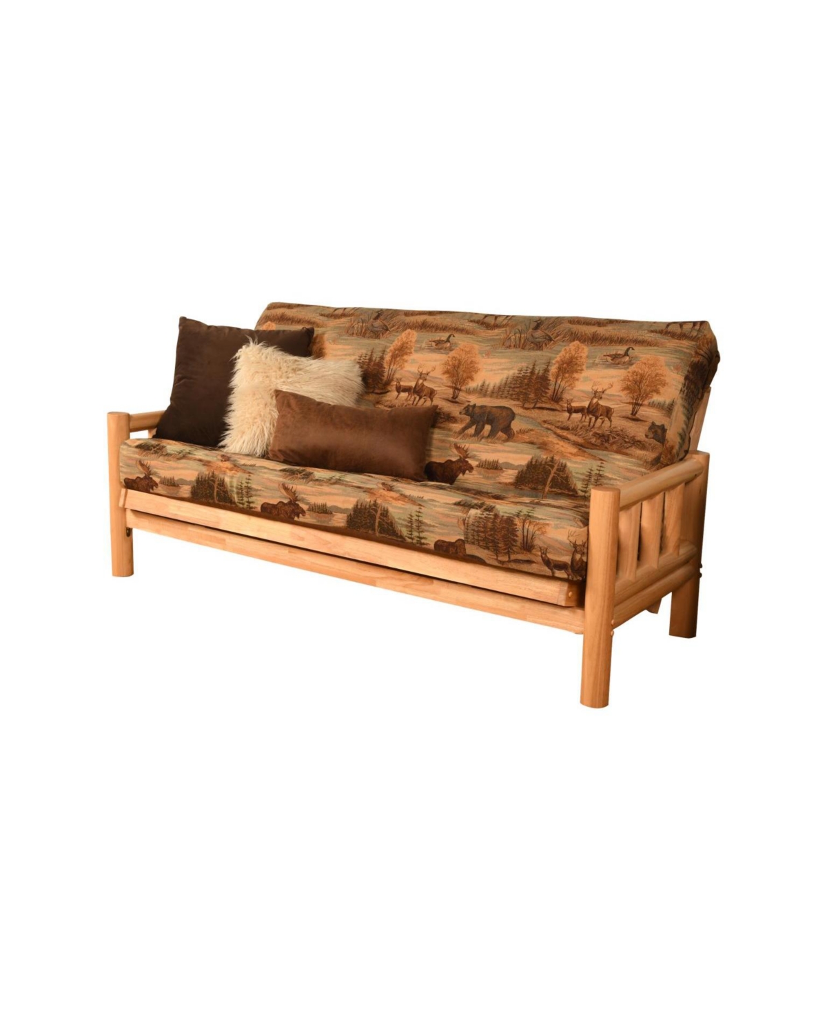 Click here for Kodiak Lodge Frame-Natural Finish-Canadian Mattres... prices