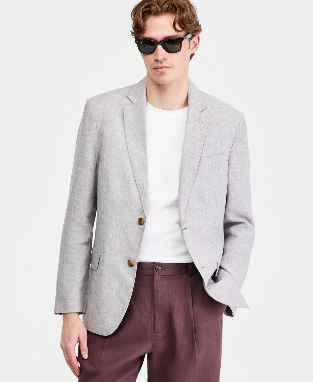 Click here for Club Room Mens 100 Linen Blazer  Created for Macys... prices